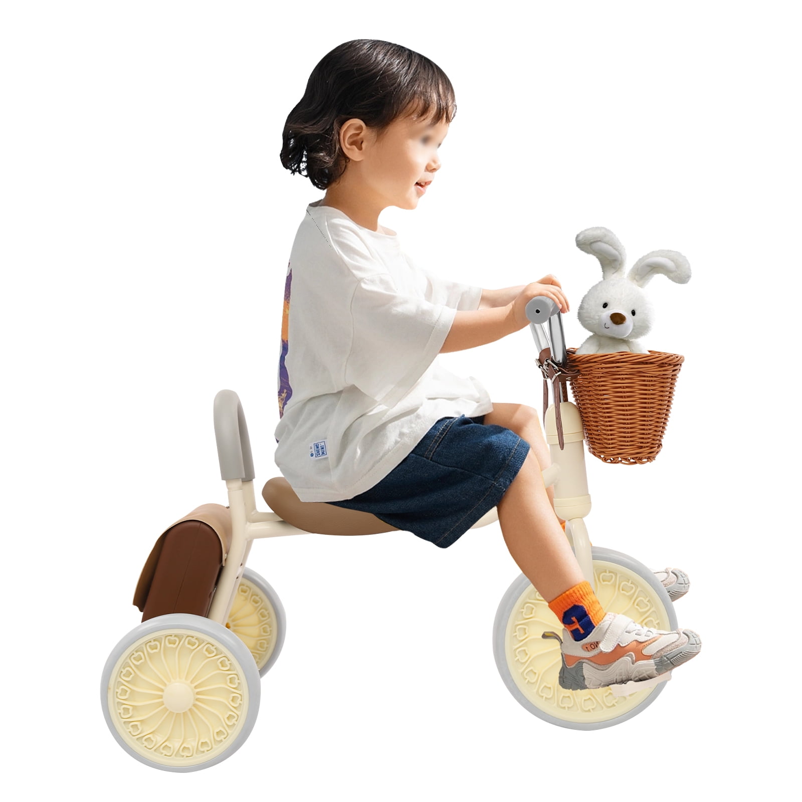 Kids Tricycle for 2-6 Years Old, Boys & Girls Children Tricycle with ...