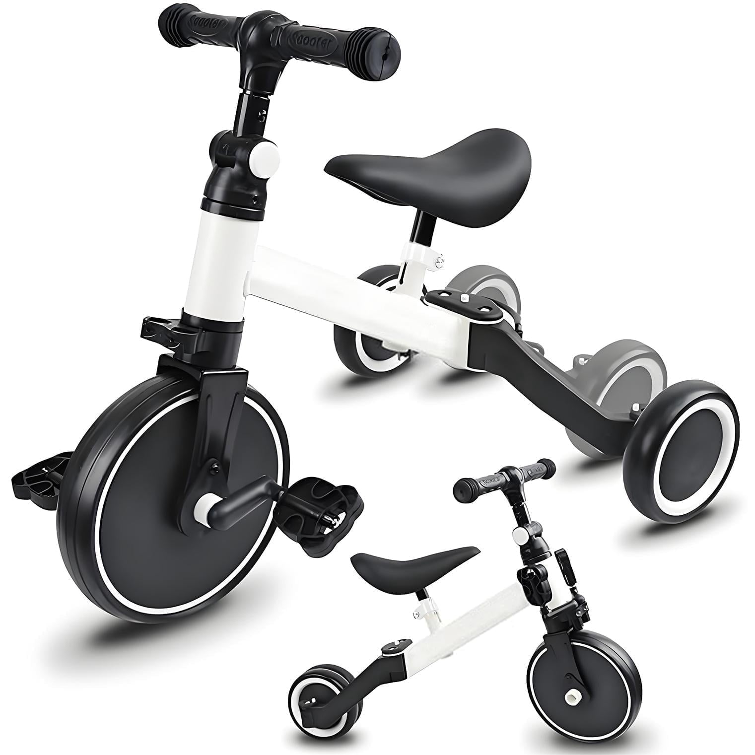 Free Shipping! Mgaxyff Kids Tricycle, 5-in-1 Toddler Balance Bike ...