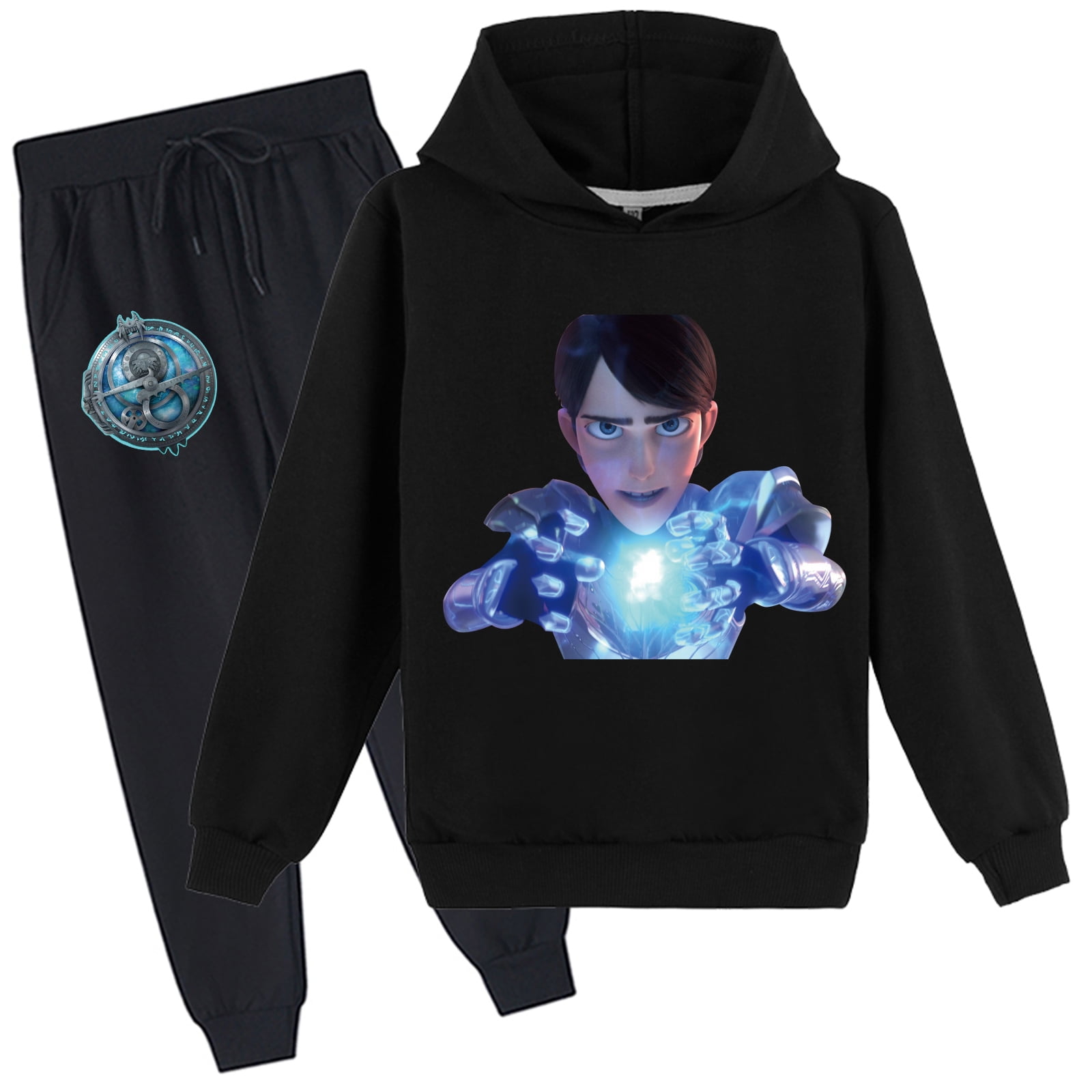 Kids Trollhunters Hoodie Pullover with Sweatpants Long Sleeve Hooded ...