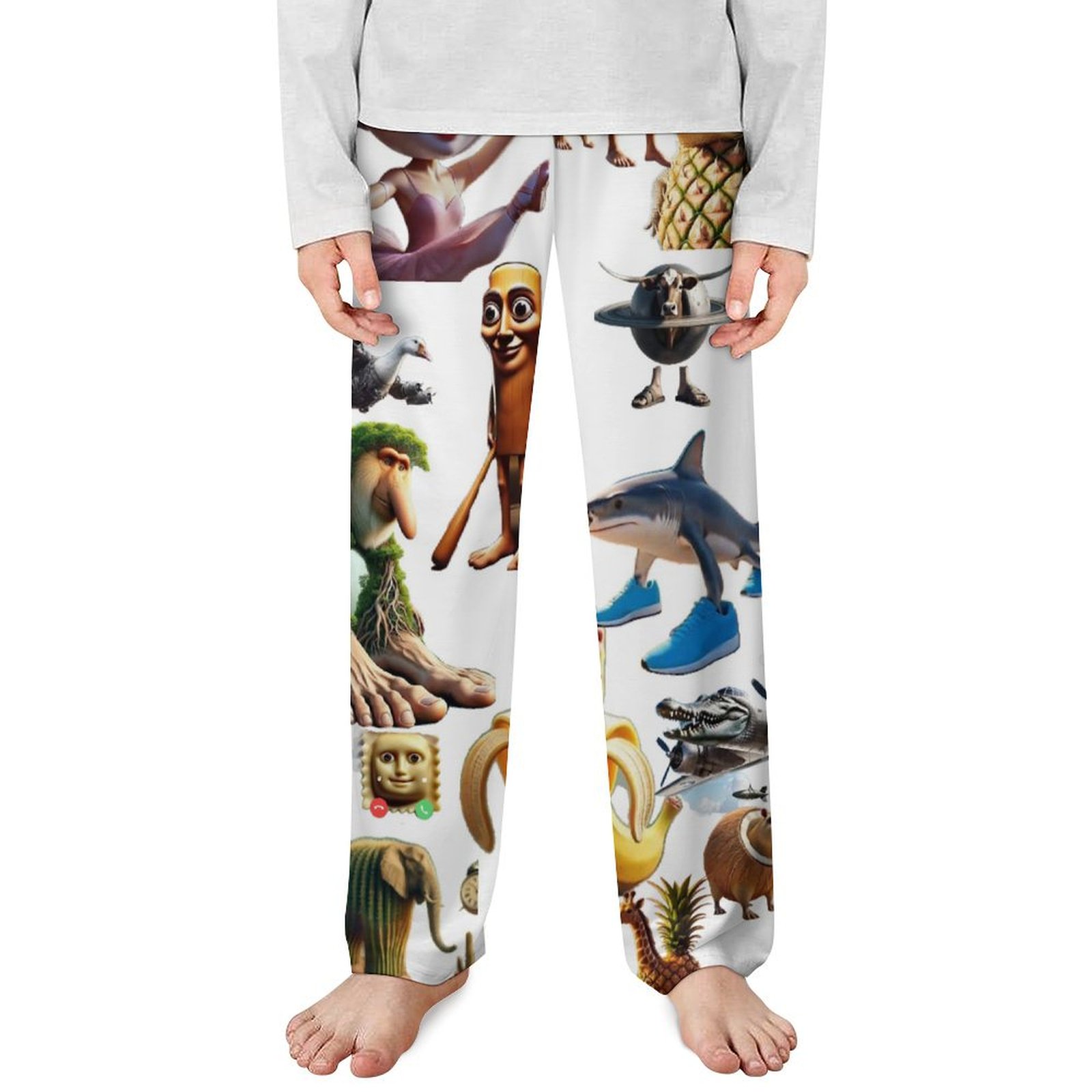 Kids Tung Tung Tung Sahu-r Pajamas Pant Comfortable Drawstring Lounge ...