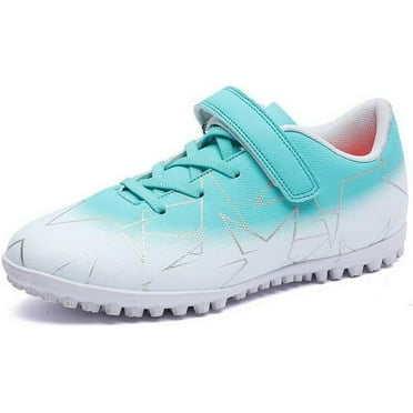 Boys Girls Indoor Turf Soccer Cleats Athletic Youth Futsal Football ...