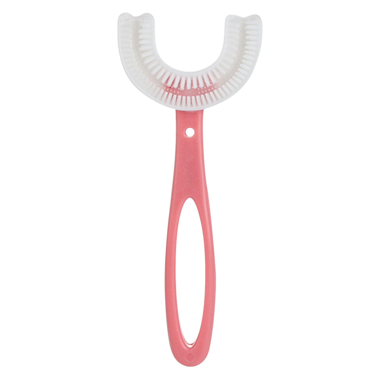 Kids U Shaped Toothbrush with Silicone Brush Head - 360 Teeth Clean ...