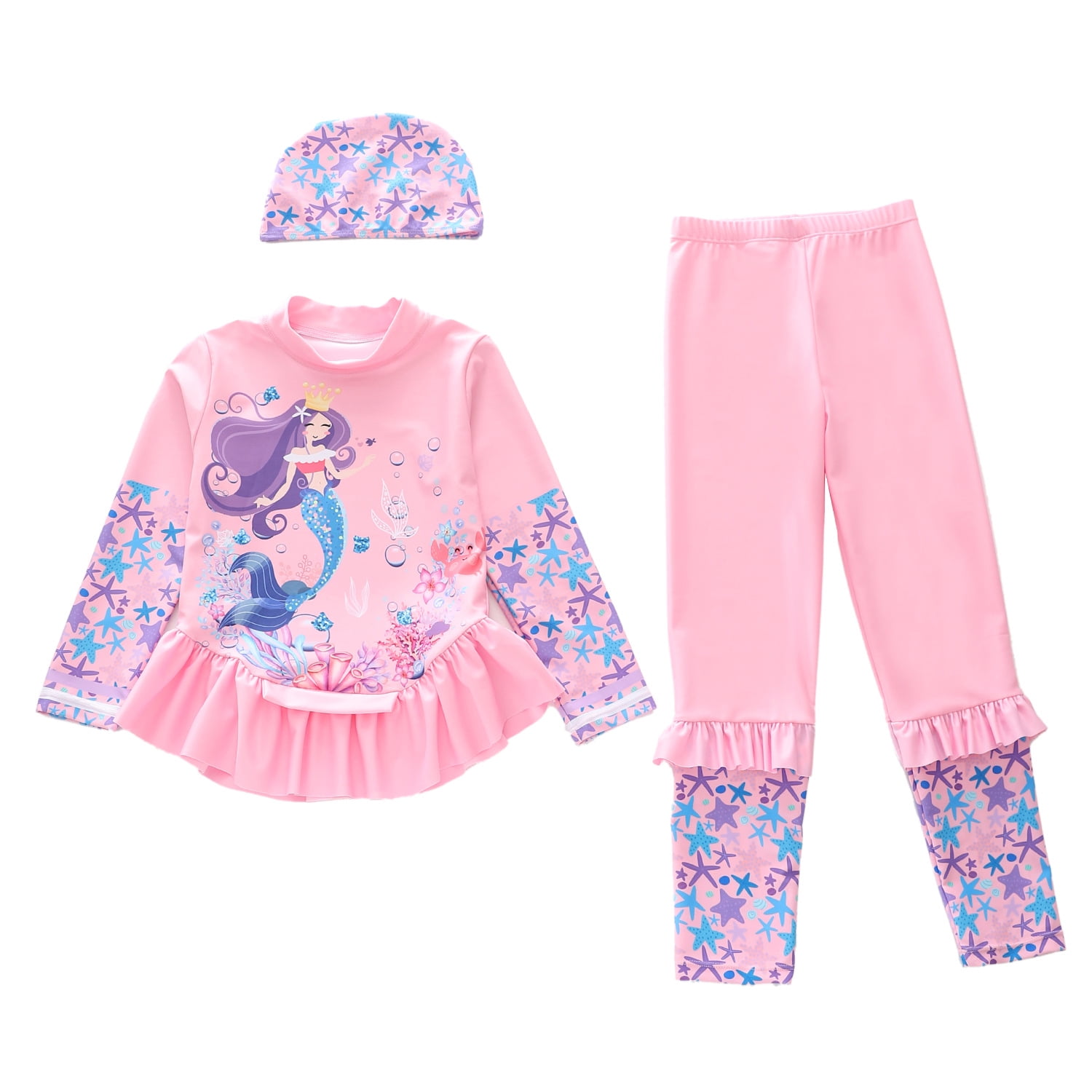 Kids UPF 50+ Sun Protection Rash Guard Swim Shirt - Chlorine Resistant ...