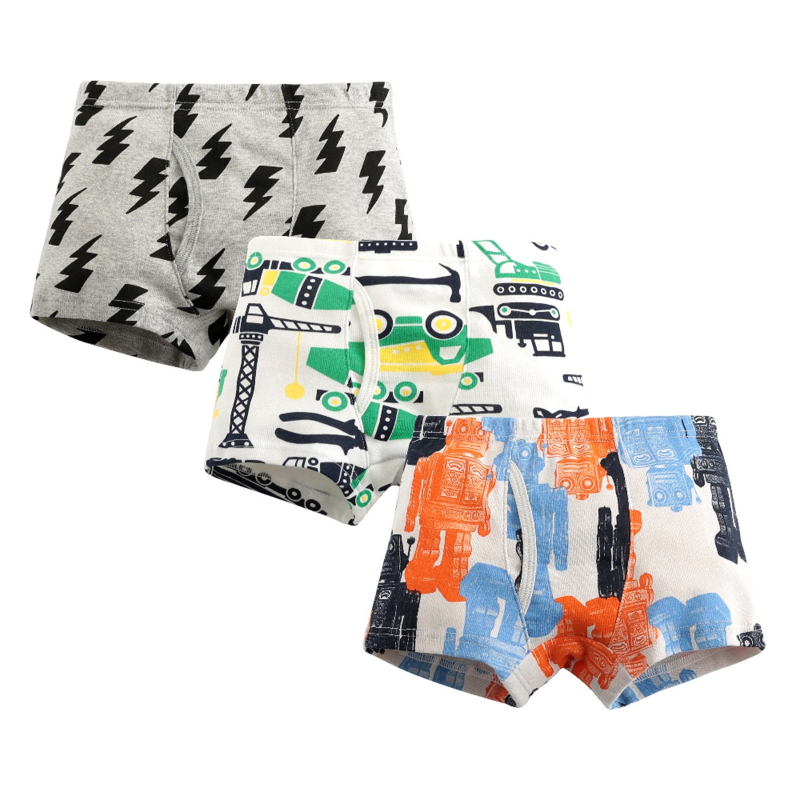 Kids Underwear Boys Cute Cartoon Print Underwear Shorts Pants Briefs ...