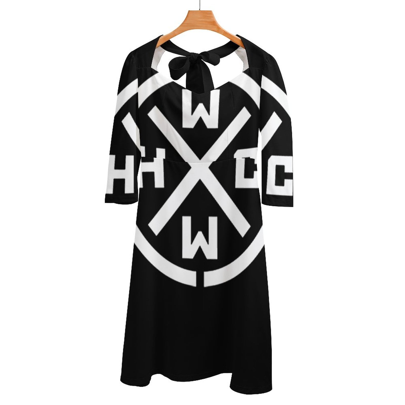 Kids United Stand Al Back Lacing Backless Dress Square Neck New Plus ...