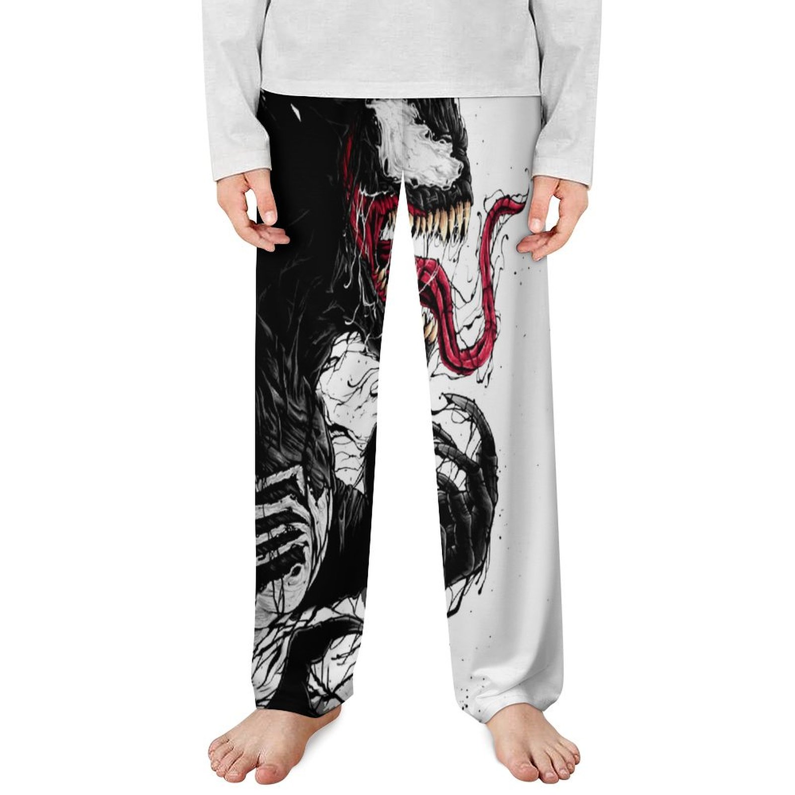 Kids Venom Pajamas Pants Cartoon Print Pants Causal Sleep Bottoms For ...