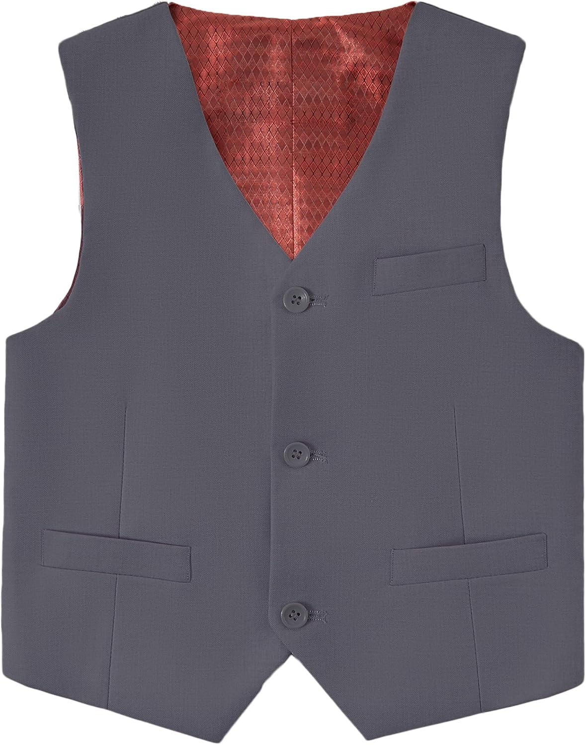 Kids Vest for Boys 3 Button Formal Suit Vest - Walmart.com