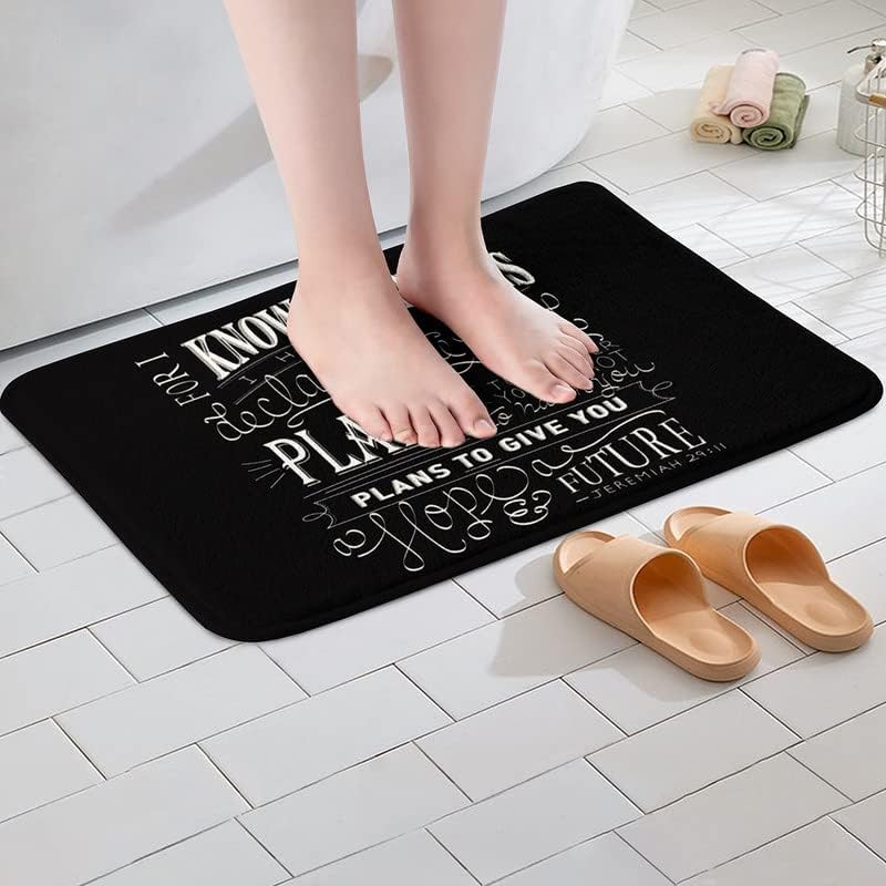 Kids Vintage Bible Verse Bathroom Rugs Christian Bible Verse Jeremiah ...