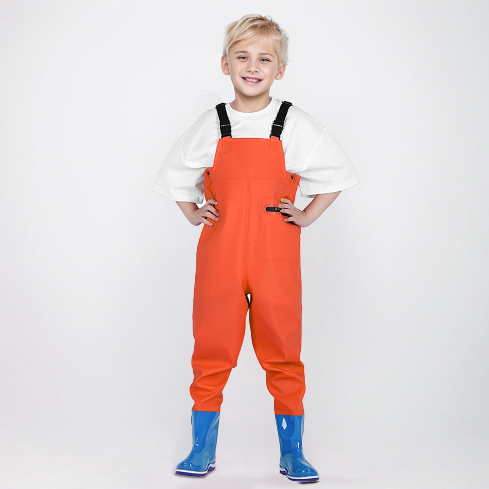 Kids Waders For Kids Waders With Boots Waterproof Overalls For Kids Mud ...