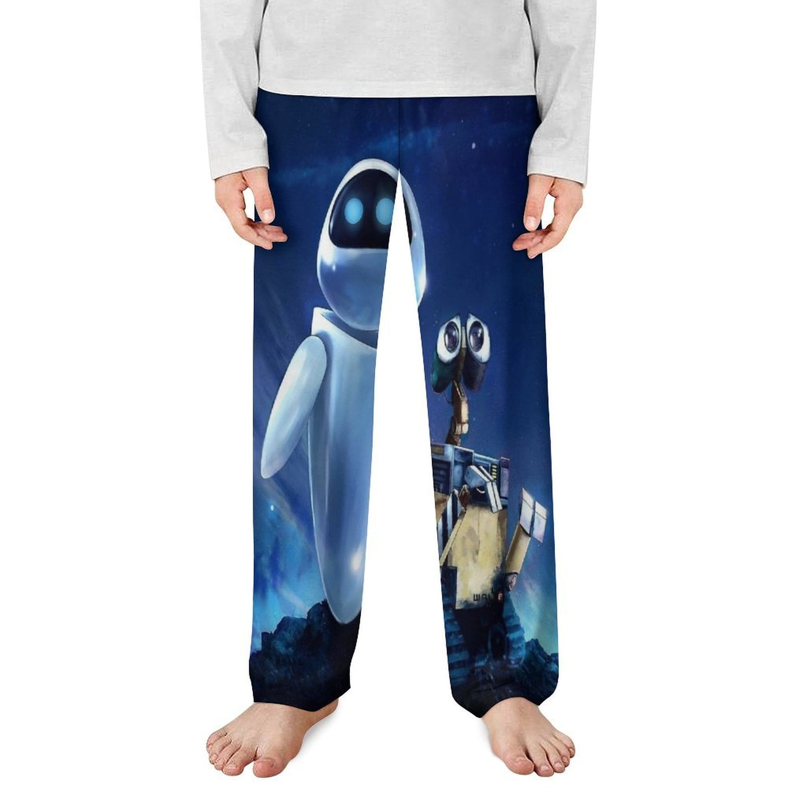 Kids Wall-,E Pajamas Pants Cartoon Print Pants Causal Sleep Bottoms For ...