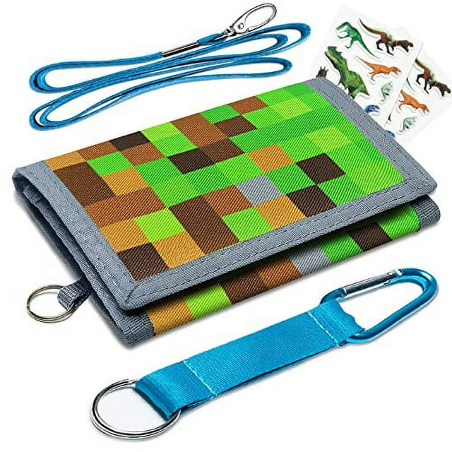Kids Wallets for Boys Girls Ages 4-18 Trifold, Toddler Wallet for Boys ...