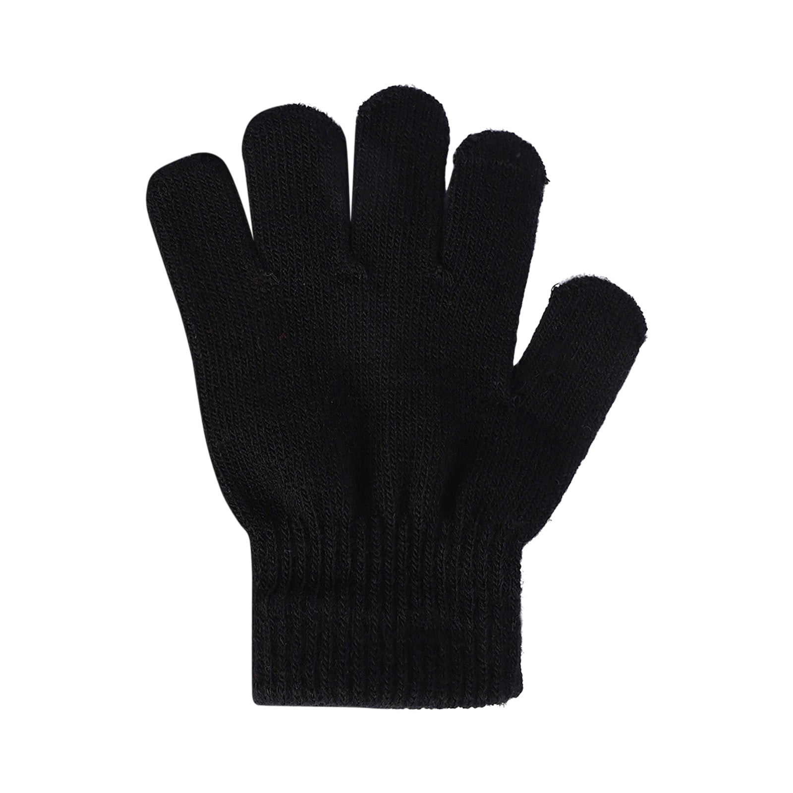 Kids Warm Knit Gloves Full Fingers Winter Outdoor Sport Travel Gloves ...