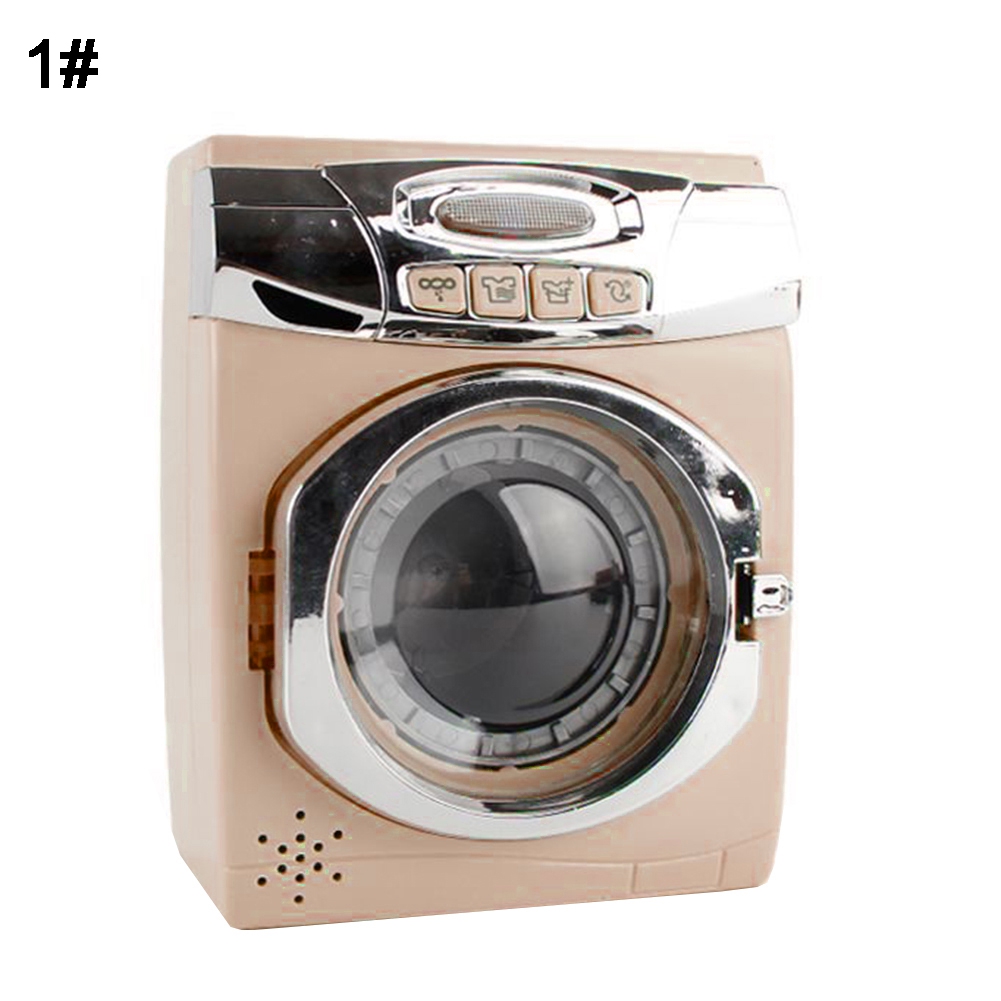 Kids Washing Machine Toy - Simulation Kids Washing Machine Steamer ...