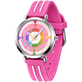 Unicorn Girls Watch, 3D Cartoon Rainbow, Waterproof Quartz, Kids 3-12 ...
