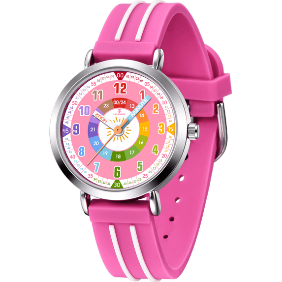 Unicorn Girls Watch, 3D Cartoon Rainbow, Waterproof Quartz, Kids 3-12 ...