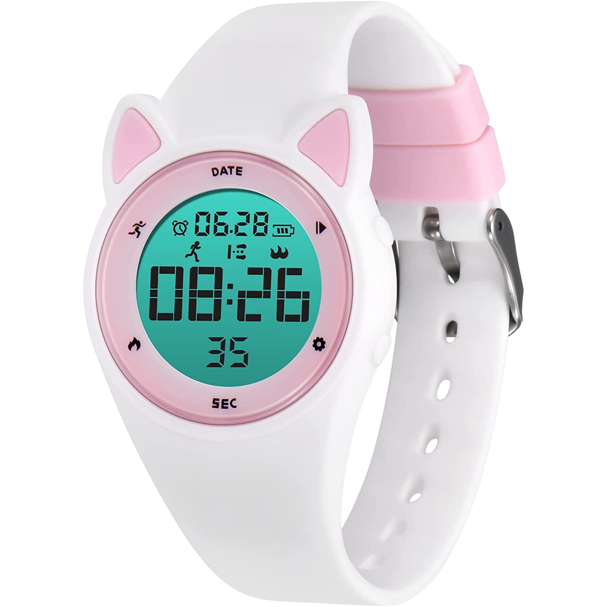Kids Digital Sport Watch, Waterproof, Timer, Pedometer, Alarm Clock ...