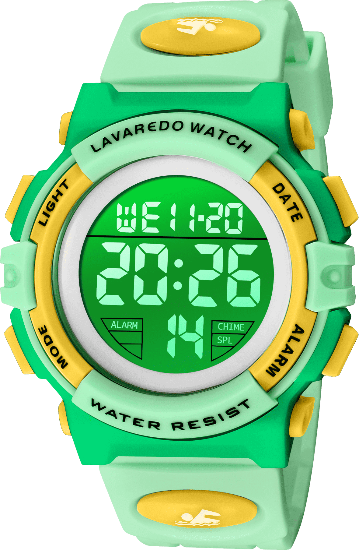 A ALPS Kids Digital Wrist Timer: Sport, Outdoor, LED, 50M Waterproof ...