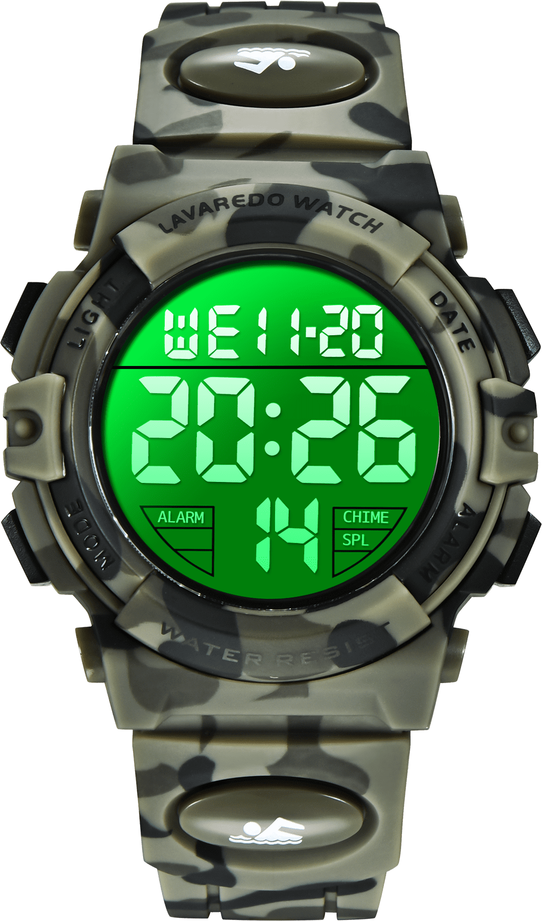 ALPS Kids Digital Watch, Multifunctional Outdoor Sport, 50M Waterproof ...