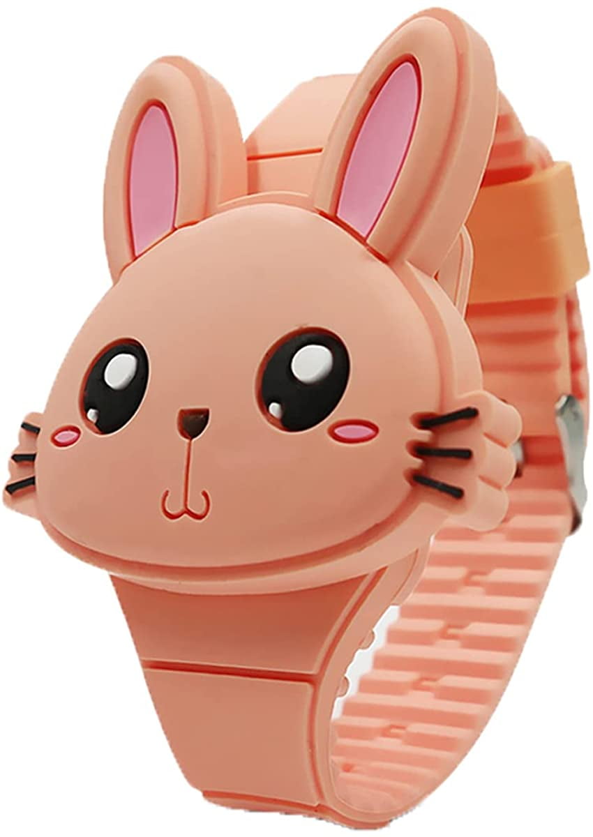 Kids Watch,Girls Watch Digital Cute Shape LED Fashion Silicone Band ...
