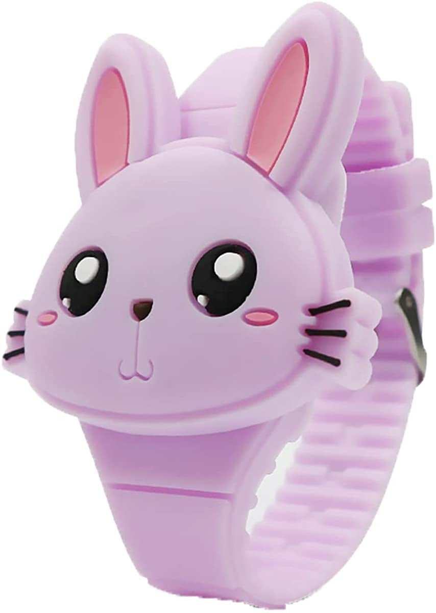 Kids Watch,Girls Watch Digital Cute Shape LED Fashion Silicone Band ...