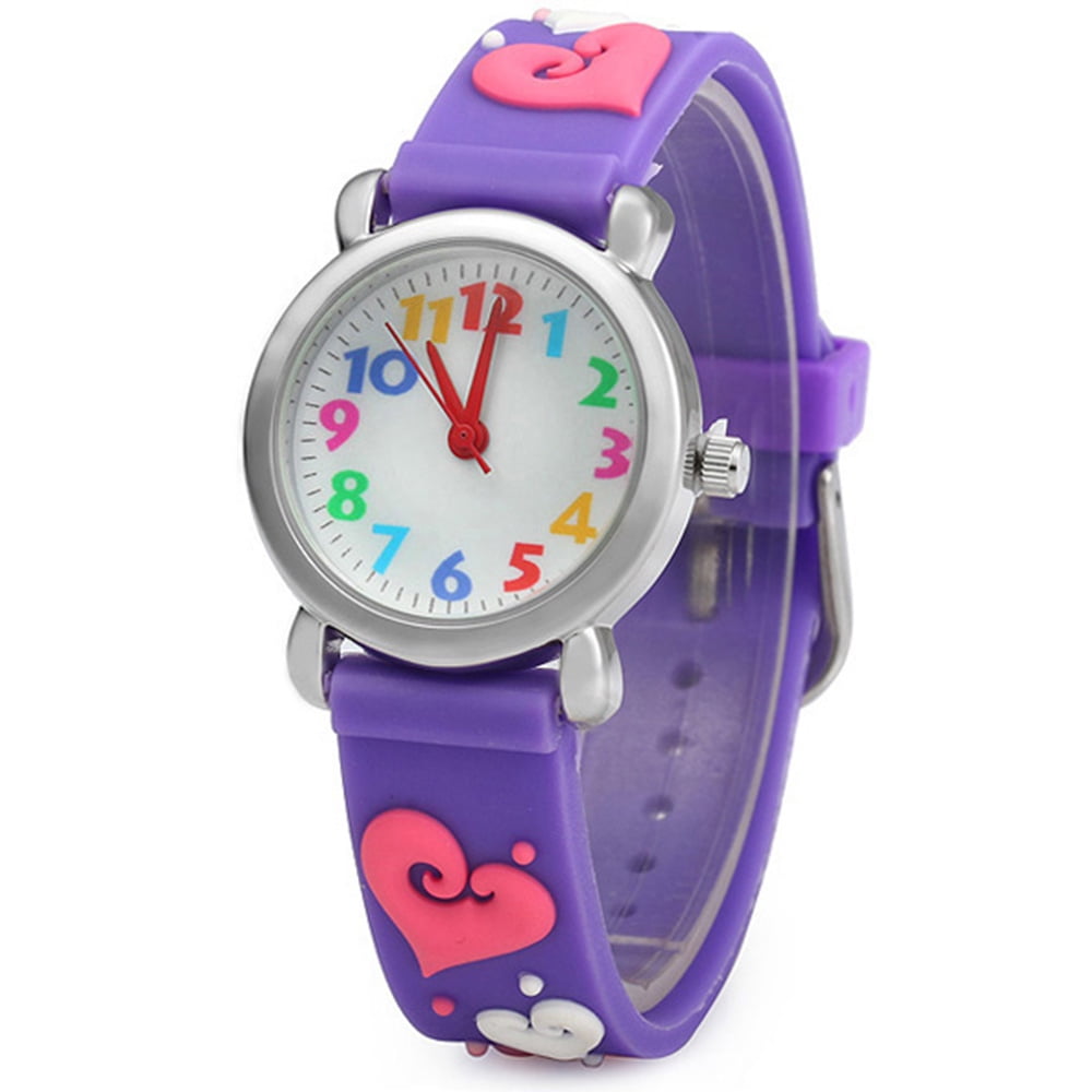 Kids Watches 3D Cartoon Waterproof Silicone Children Wrist Watch Child ...