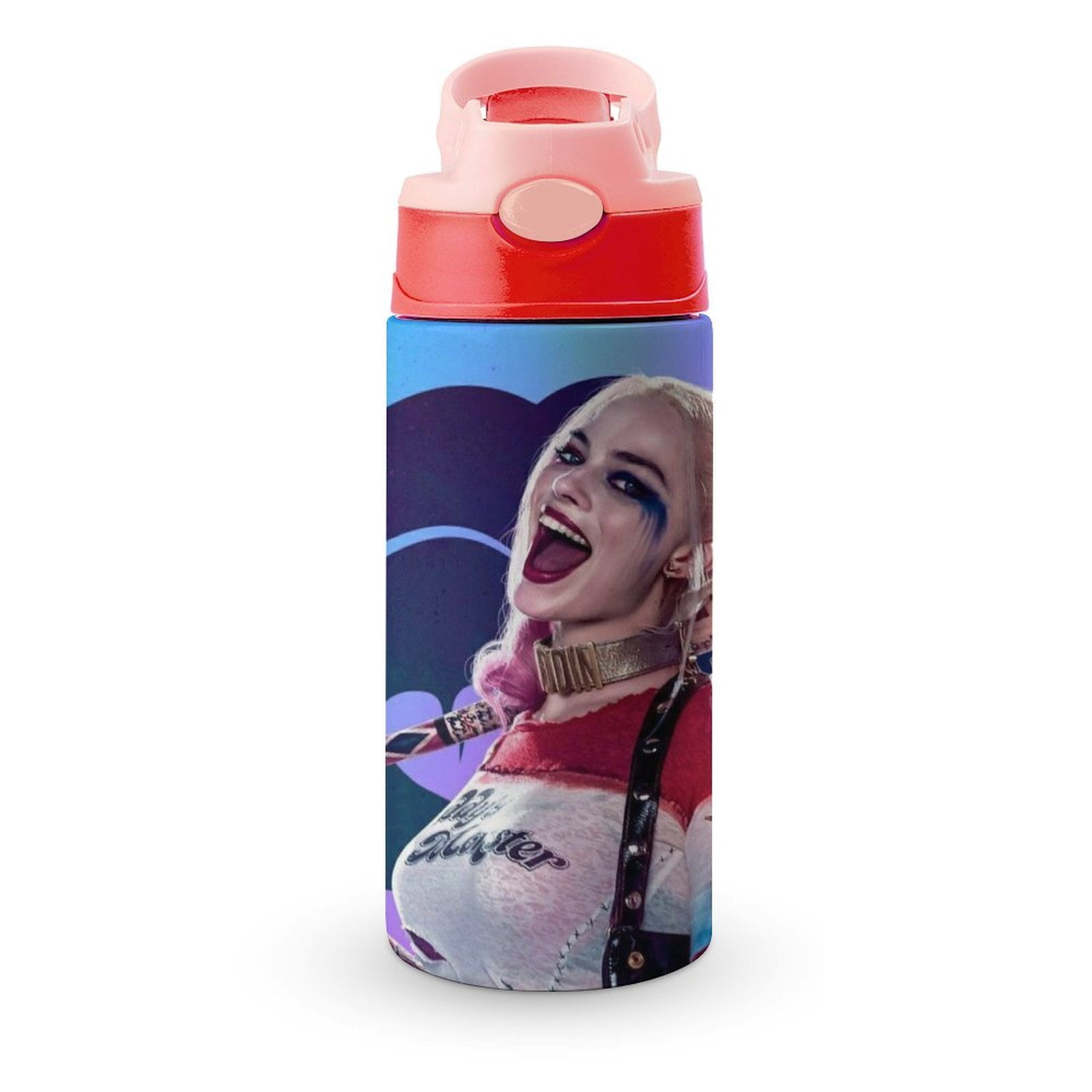 Kids Water Bottle with Straw - Harley Quinn Stainless Steel Vacuum ...