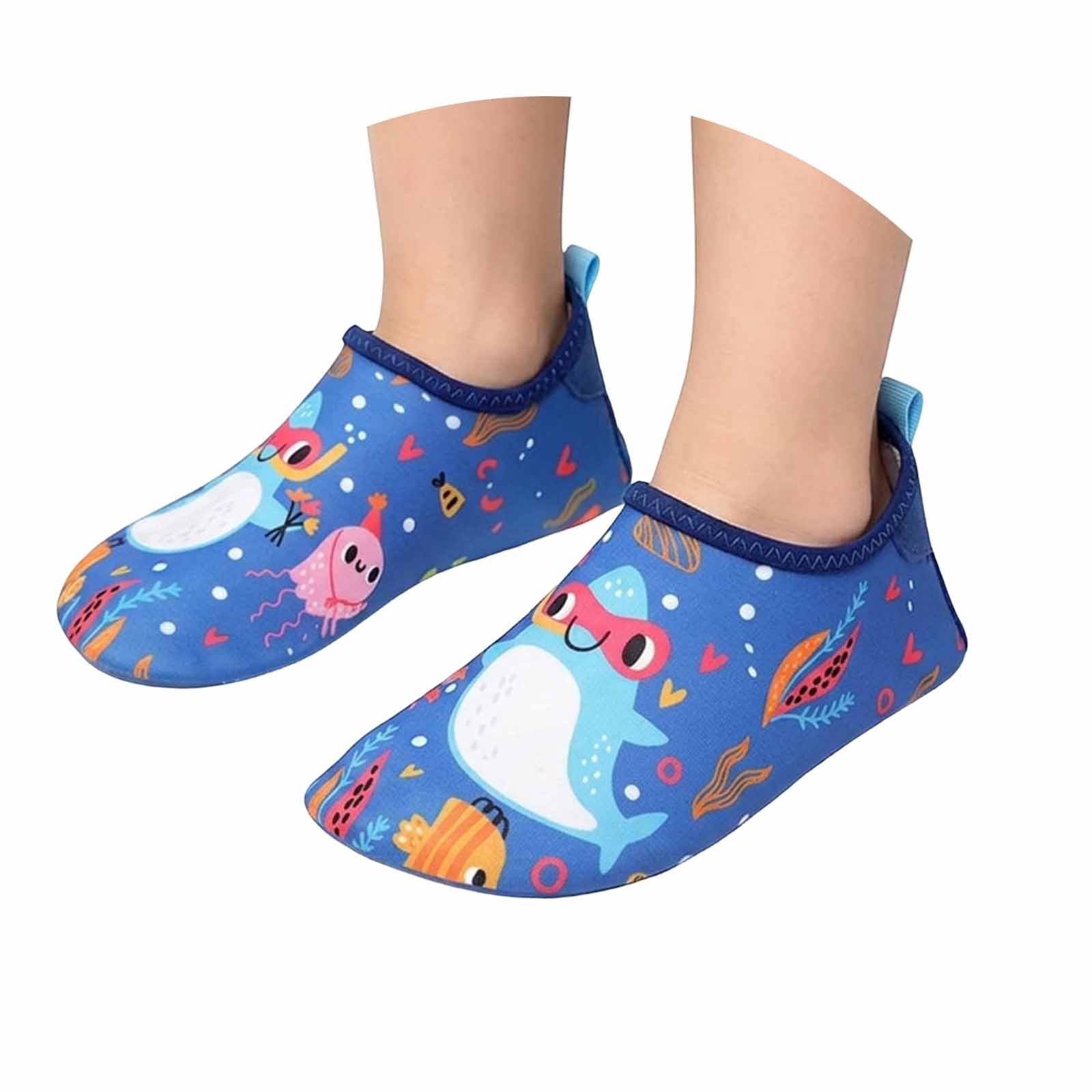 Kids Water Shoes Girls Boys Outdoor Quick Drying Barefoot Swim Socks ...