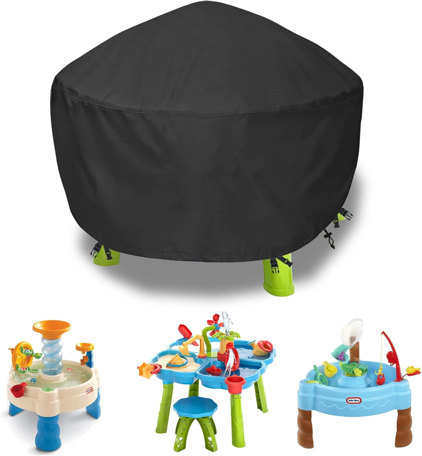 Kids Water Table Cover Spiralin' Seas Waterpark Play Sand Water Table ...