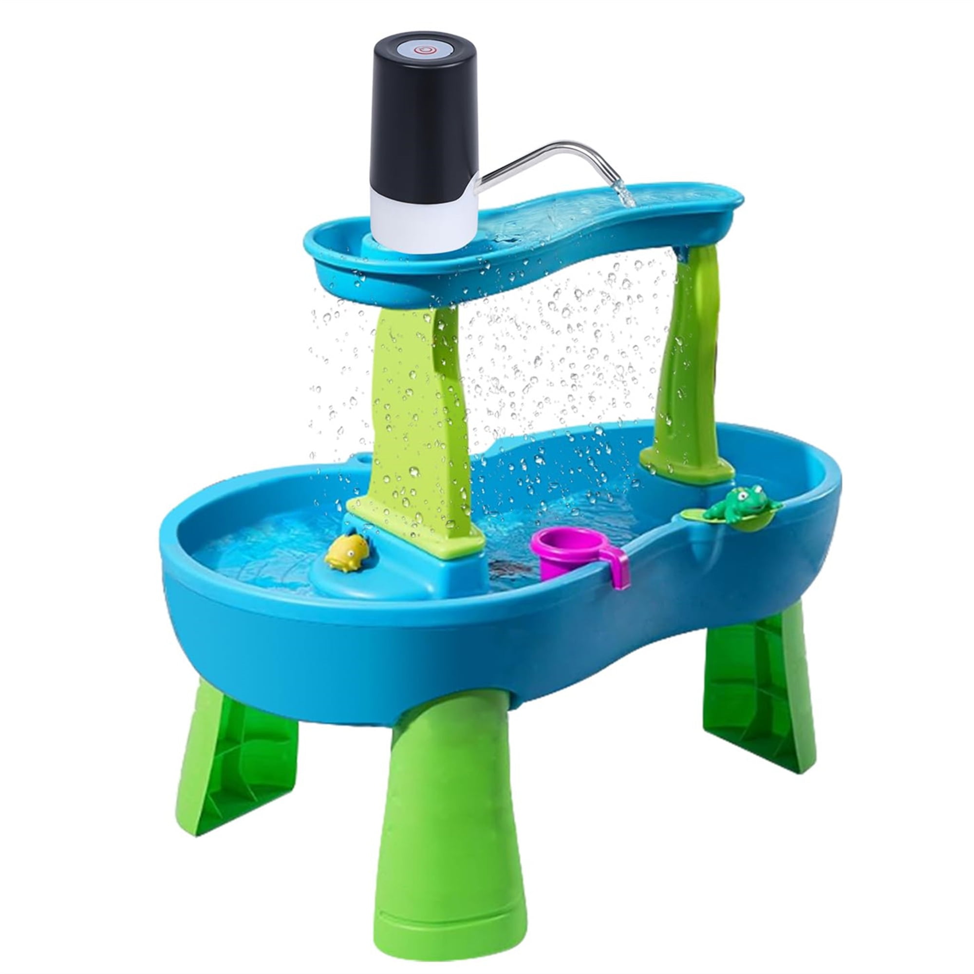 Kids Water Table Pump Cordless,Upgraded Powerful Pump for Water Play ...