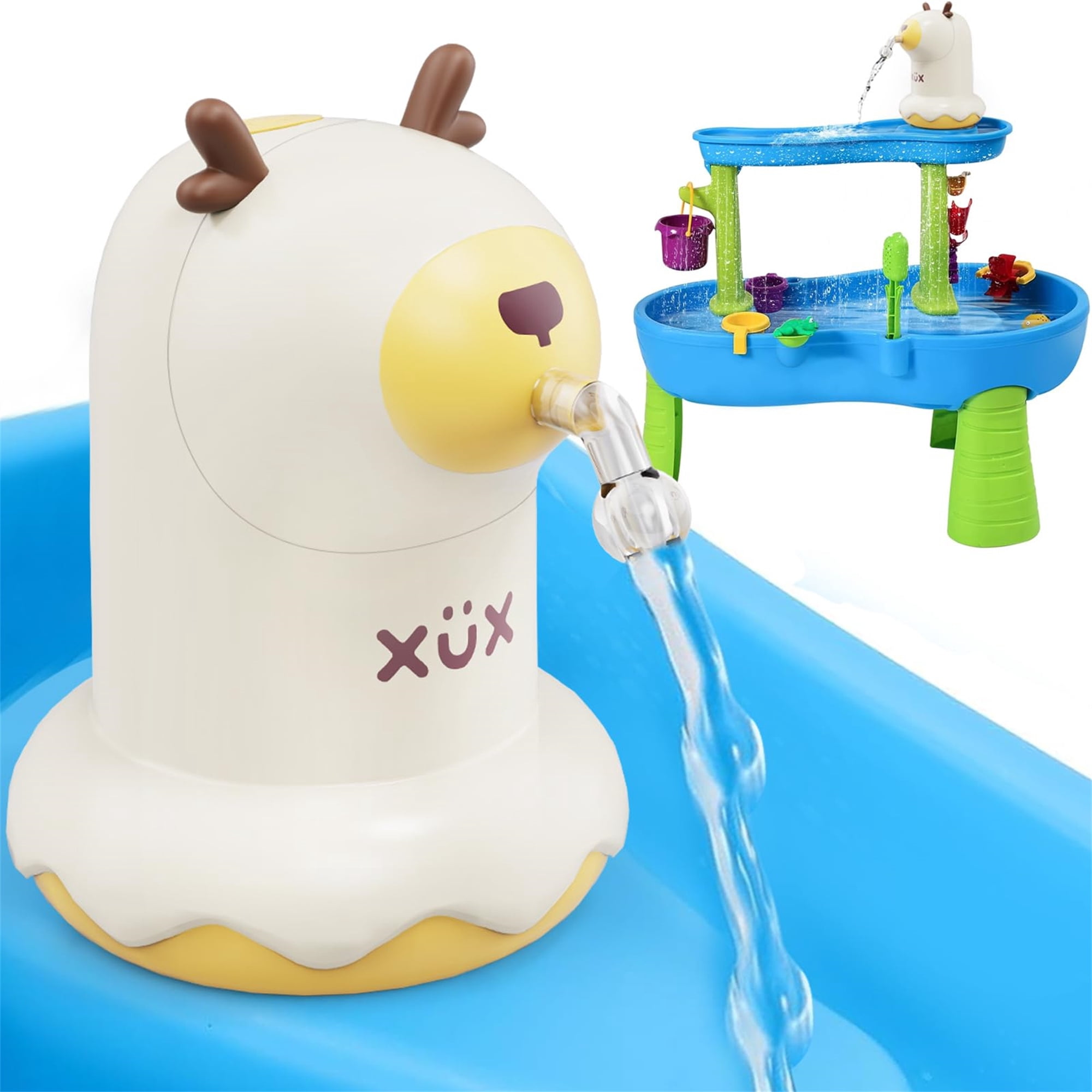 Kids Water Table Pump,Rechargeable Continuous Small Water Pump for ...