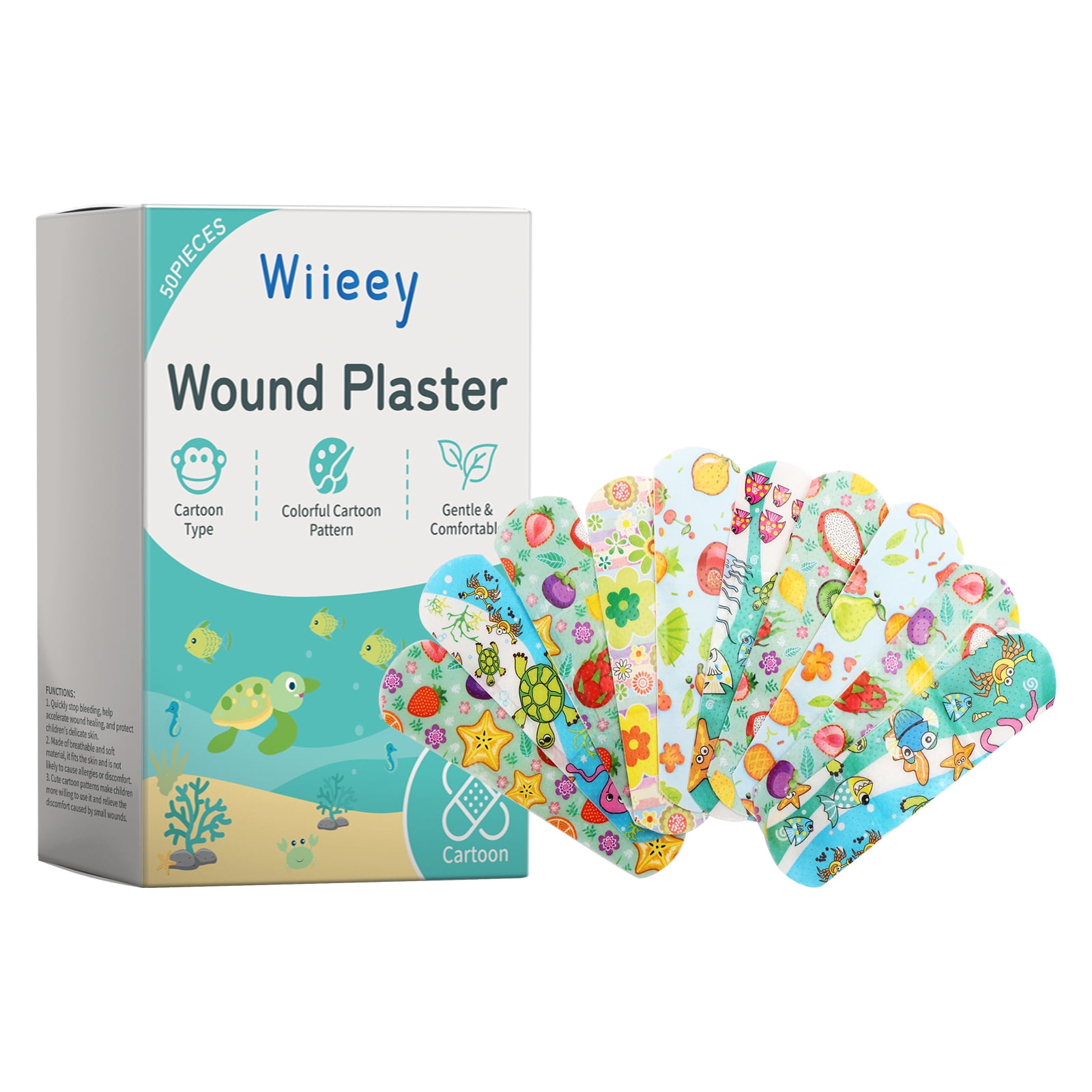 Kids Waterproof Band-Aid, Kids Waterproof Band-Aid Cute Cartoon Bandage ...