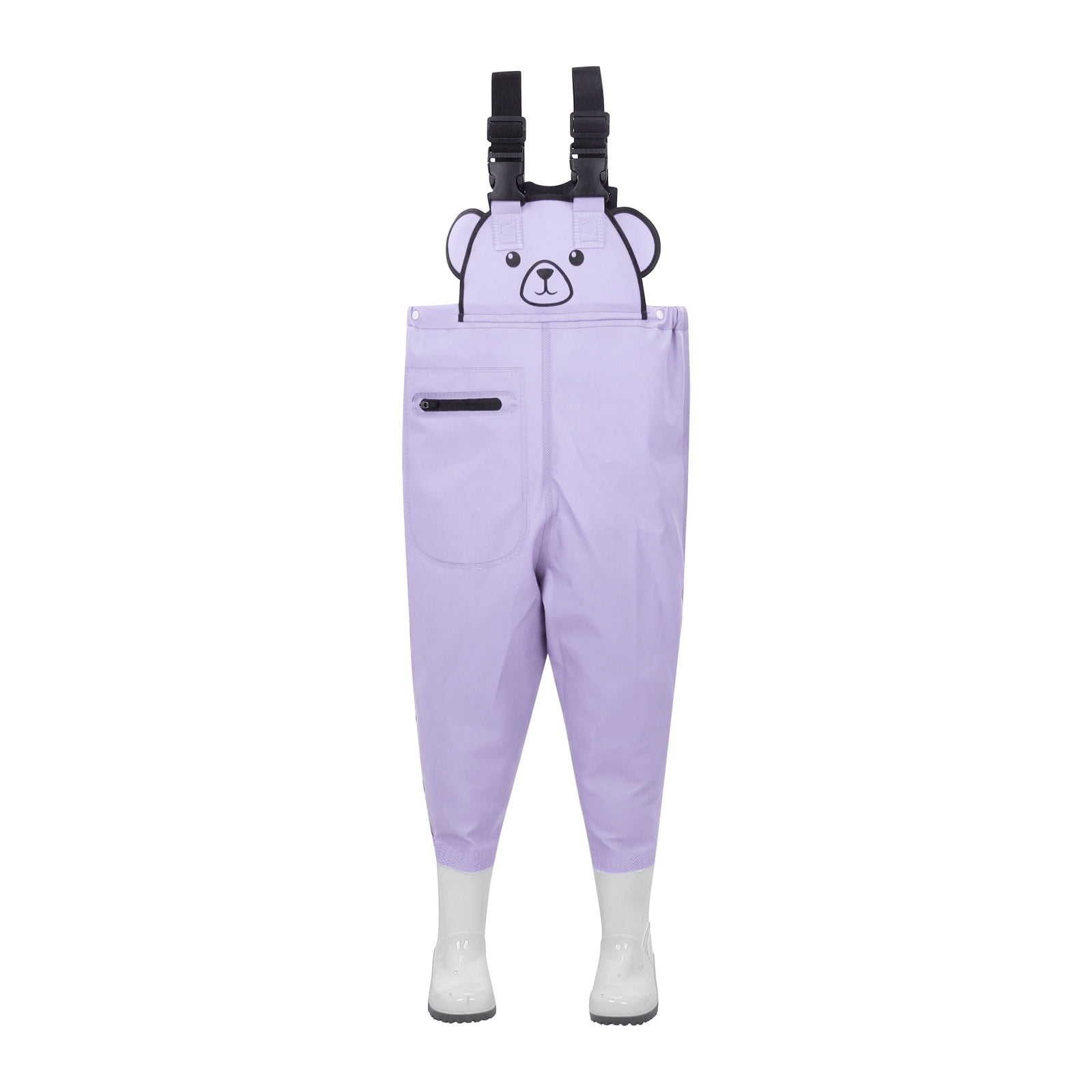 Kids Waterproof Rain Pant Suspender Chest Waders Youth Fishing Waders ...