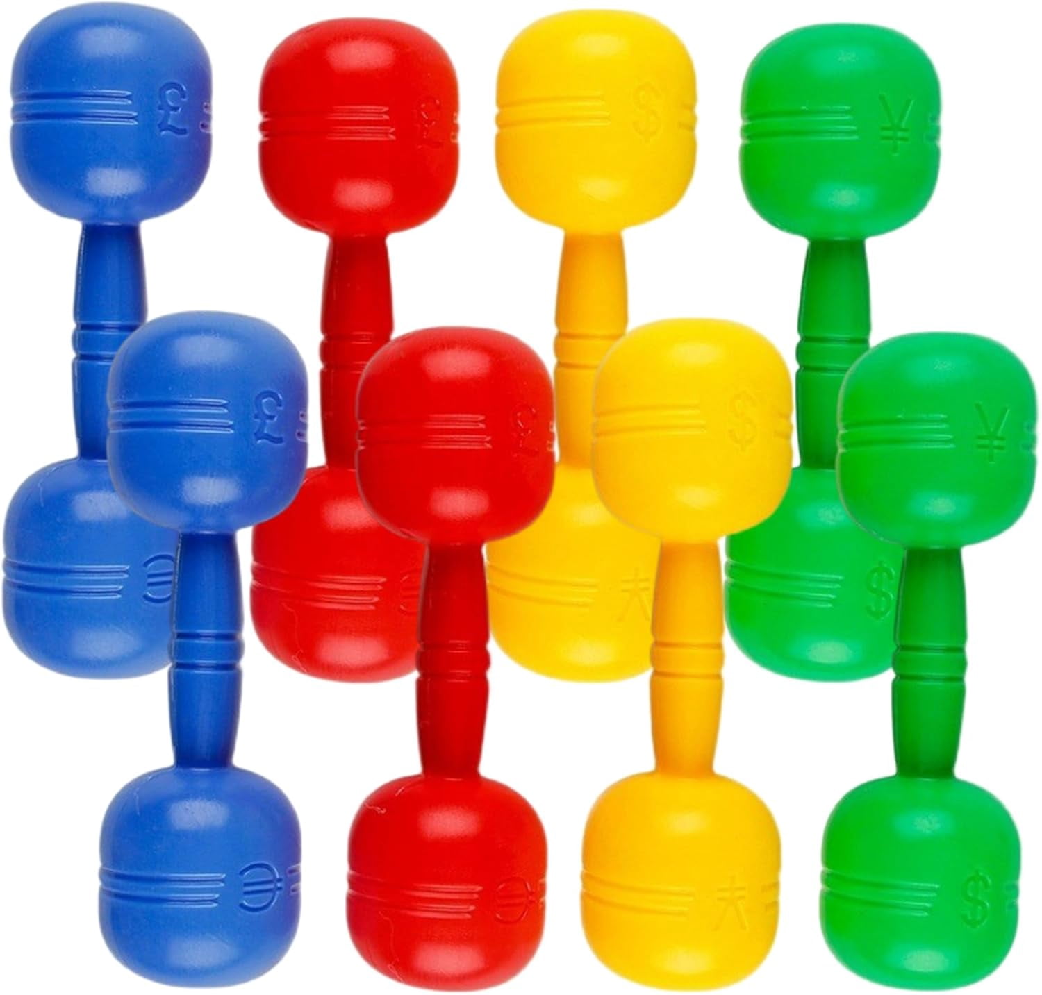 8 Pcs Kids Weights with Sound, Toddler Dumbbells for Exercise, Plastic ...