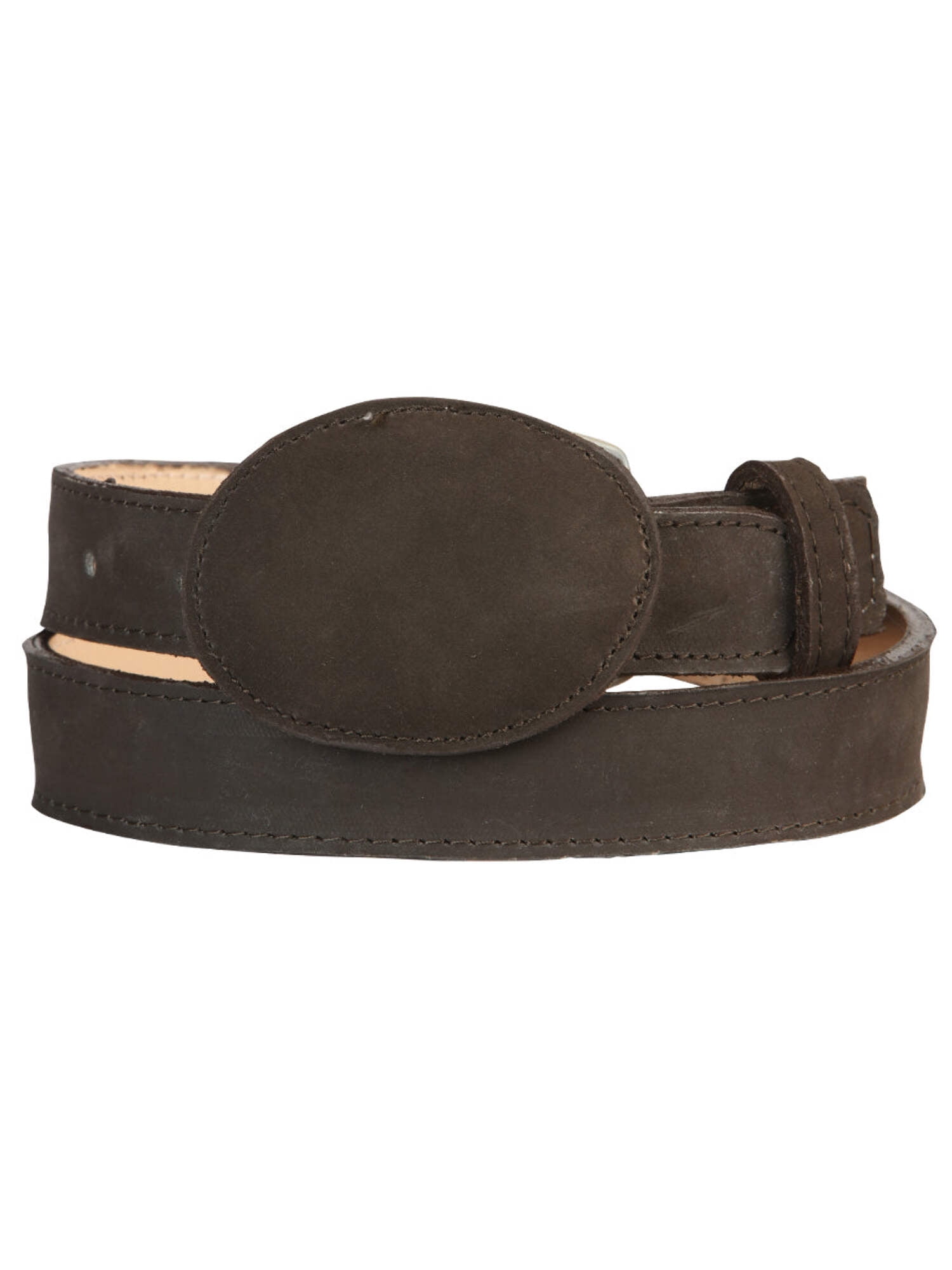 Kids Western Belt - El General Nobuck Choco 45445 - Walmart.com