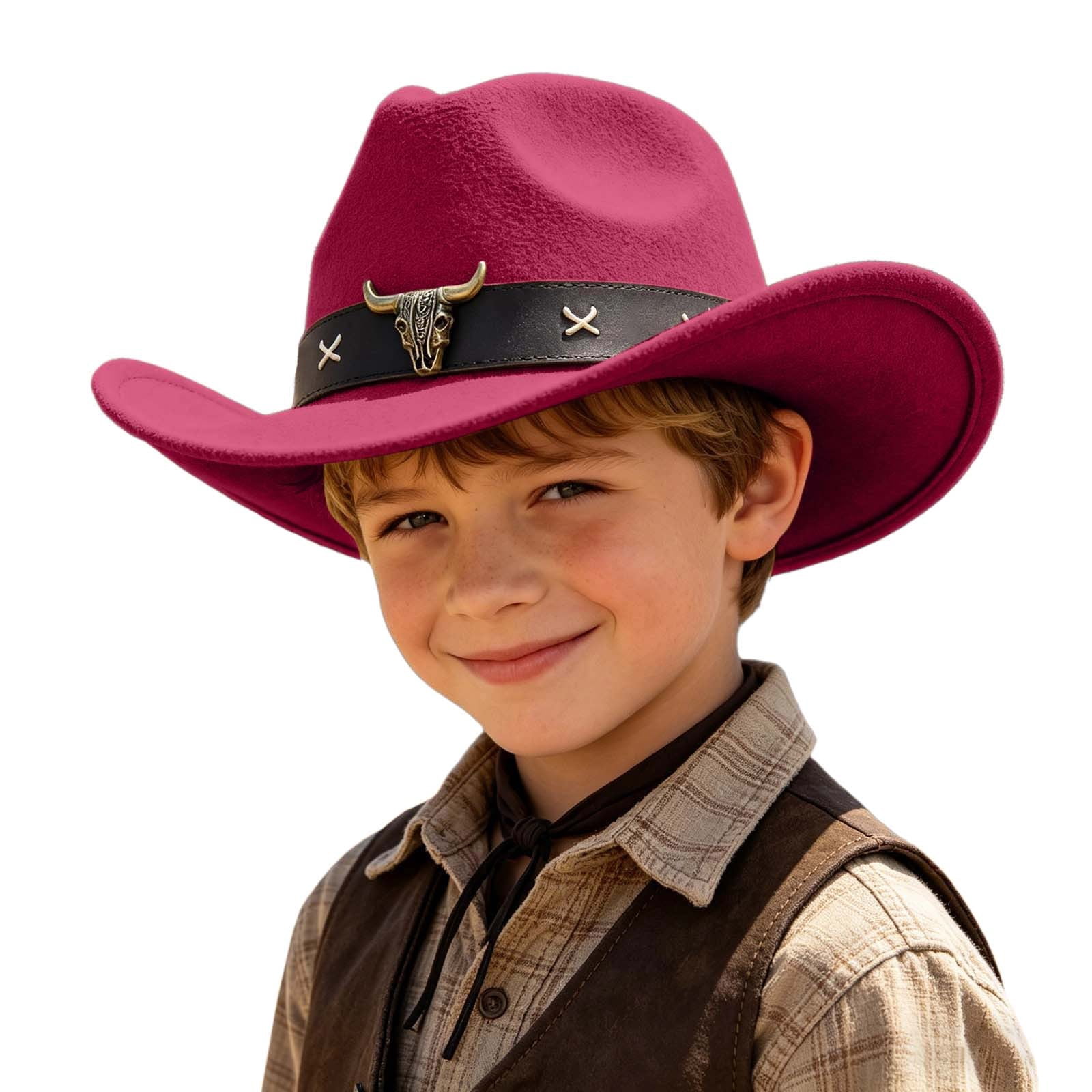 Kids Western Cowboy Hat for Playful Sun Protection for Little and Big ...