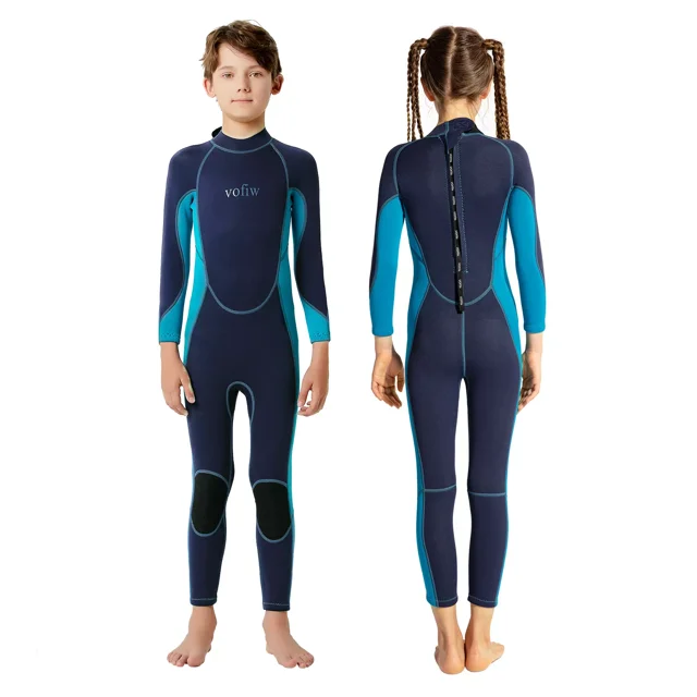 Kids Wetsuit for Boys Girls Toddlers Youth, 2.5mm Neoprene Back Zip Wet ...