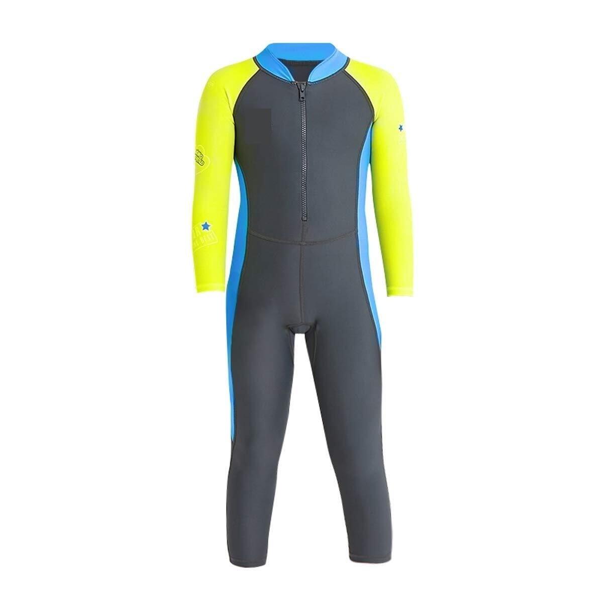 Kids Wetsuit Boys and Girls One Piece Swimsuit Full Body Rash Guard Sun ...