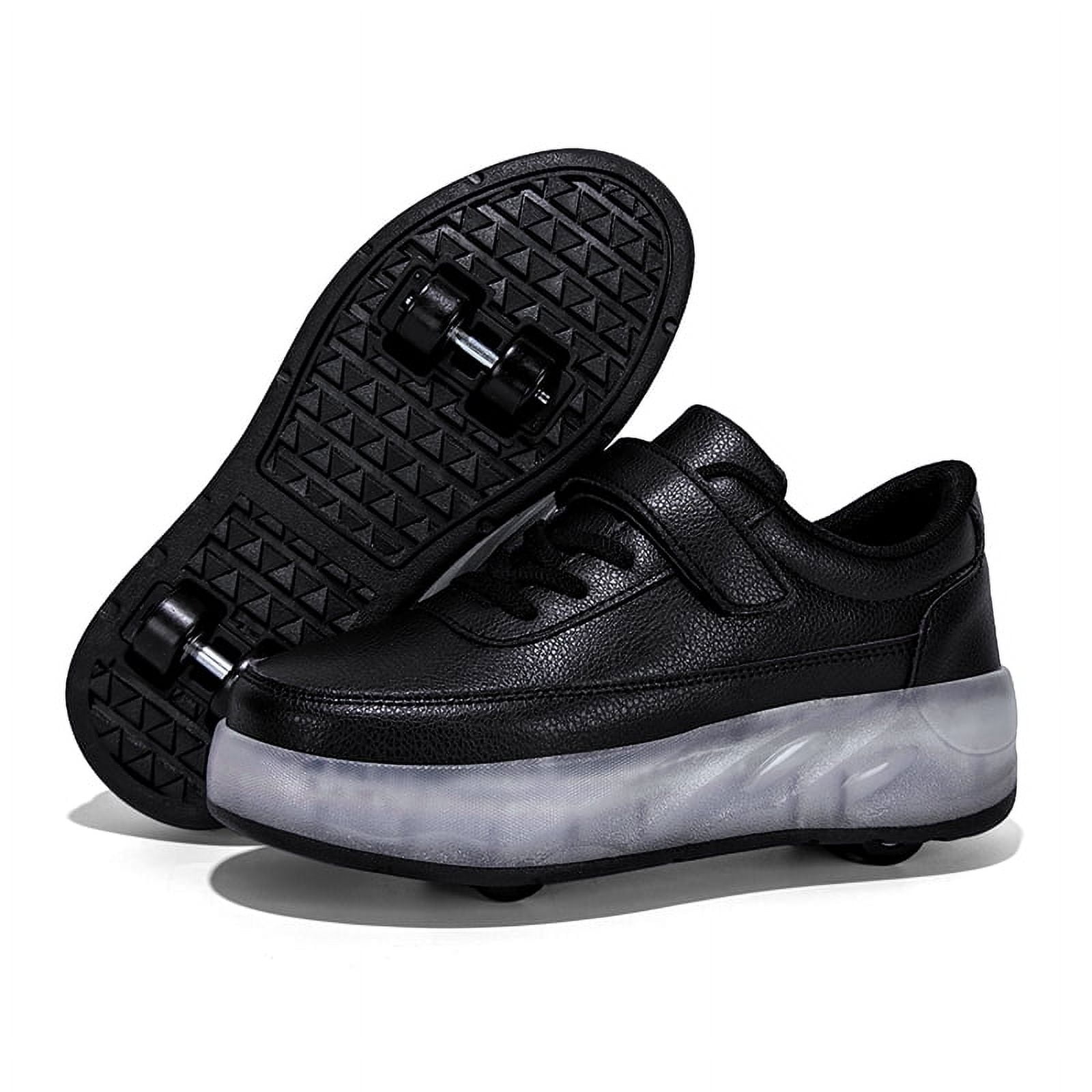 Kids Wheels Shoes with Lights Rechargeable Roller Skates Shoes ...