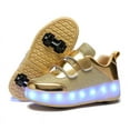 Kids Wheels Shoes with Lights Rechargeable Roller Skates Shoes ...