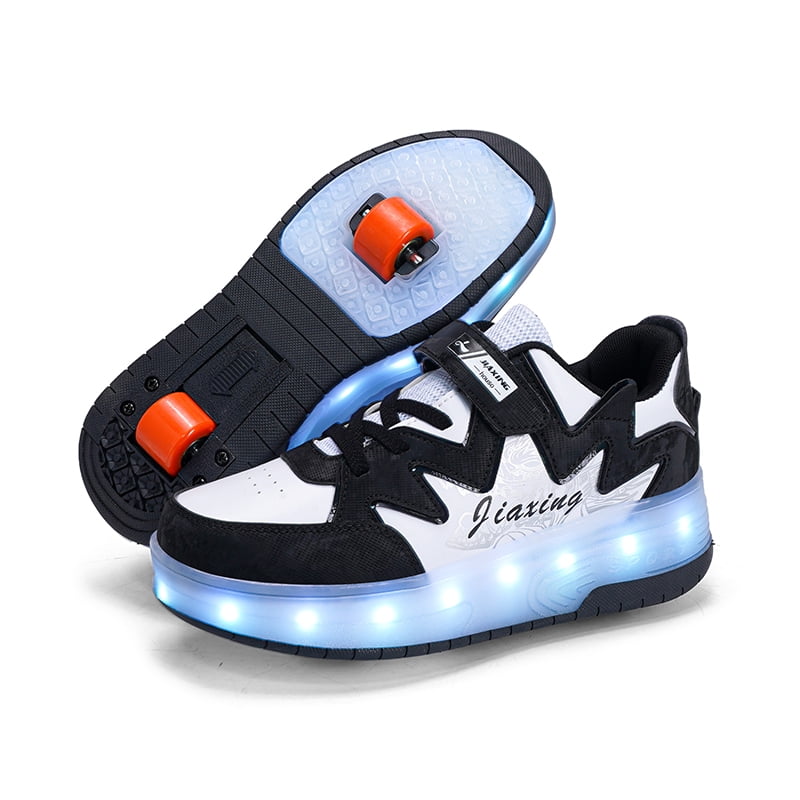 Kids Wheels Shoes with Lights Rechargeable Roller Skates Shoes ...
