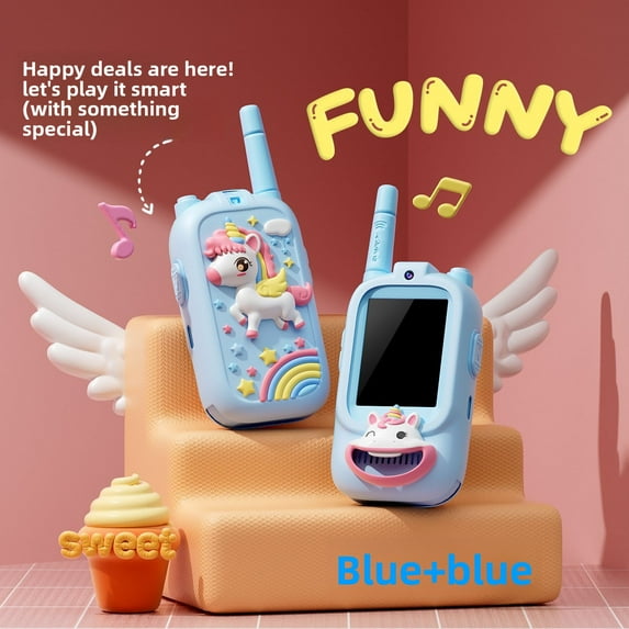 Kids WiFi Walkie Talkies - Rechargeable Wireless Intercom Toy for ...