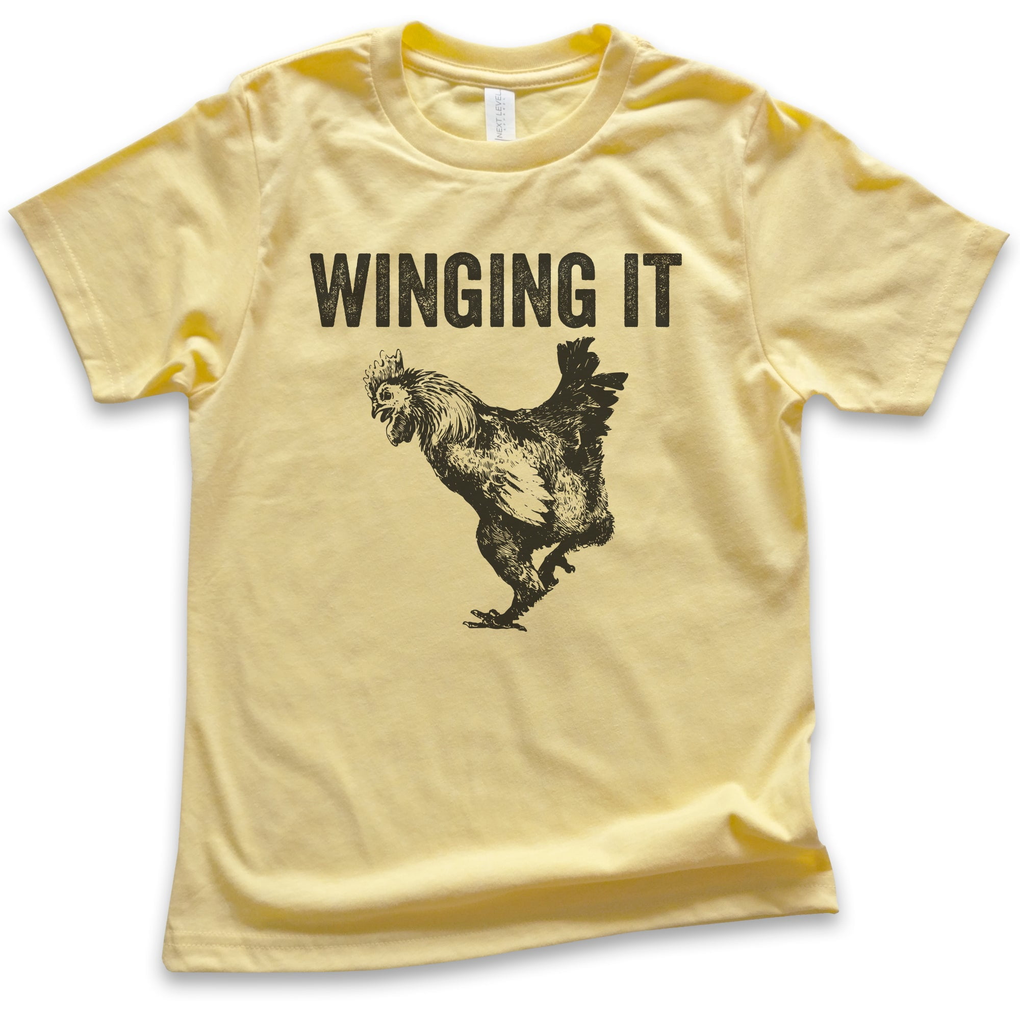 Kids Winging It Shirt, Youth Kids Boy Girl T-Shirt, Chicken Shirt ...