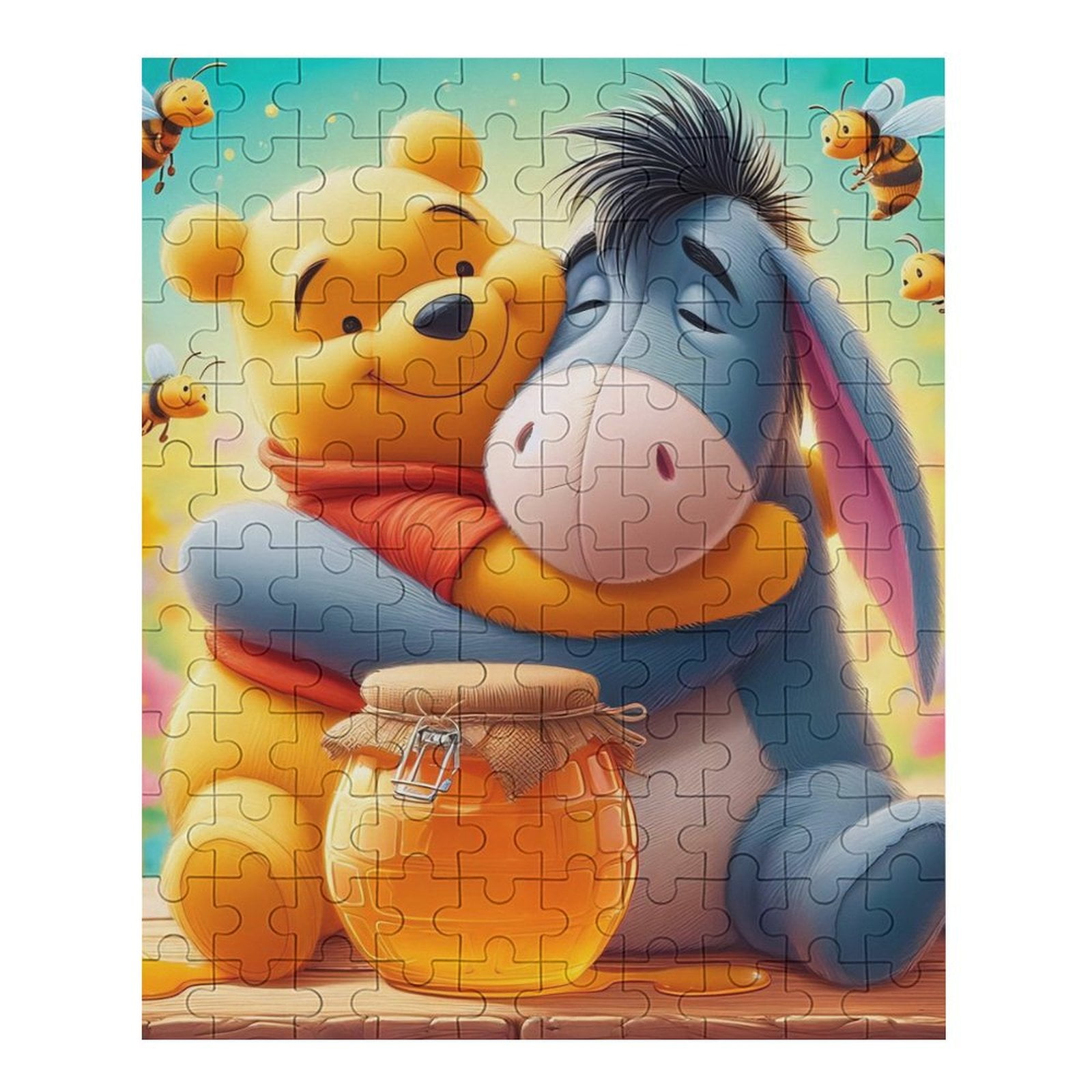 Kids Winnie The Pooh Jigsaw Puzzles - Durable Toddler Puzzles for Kids ...