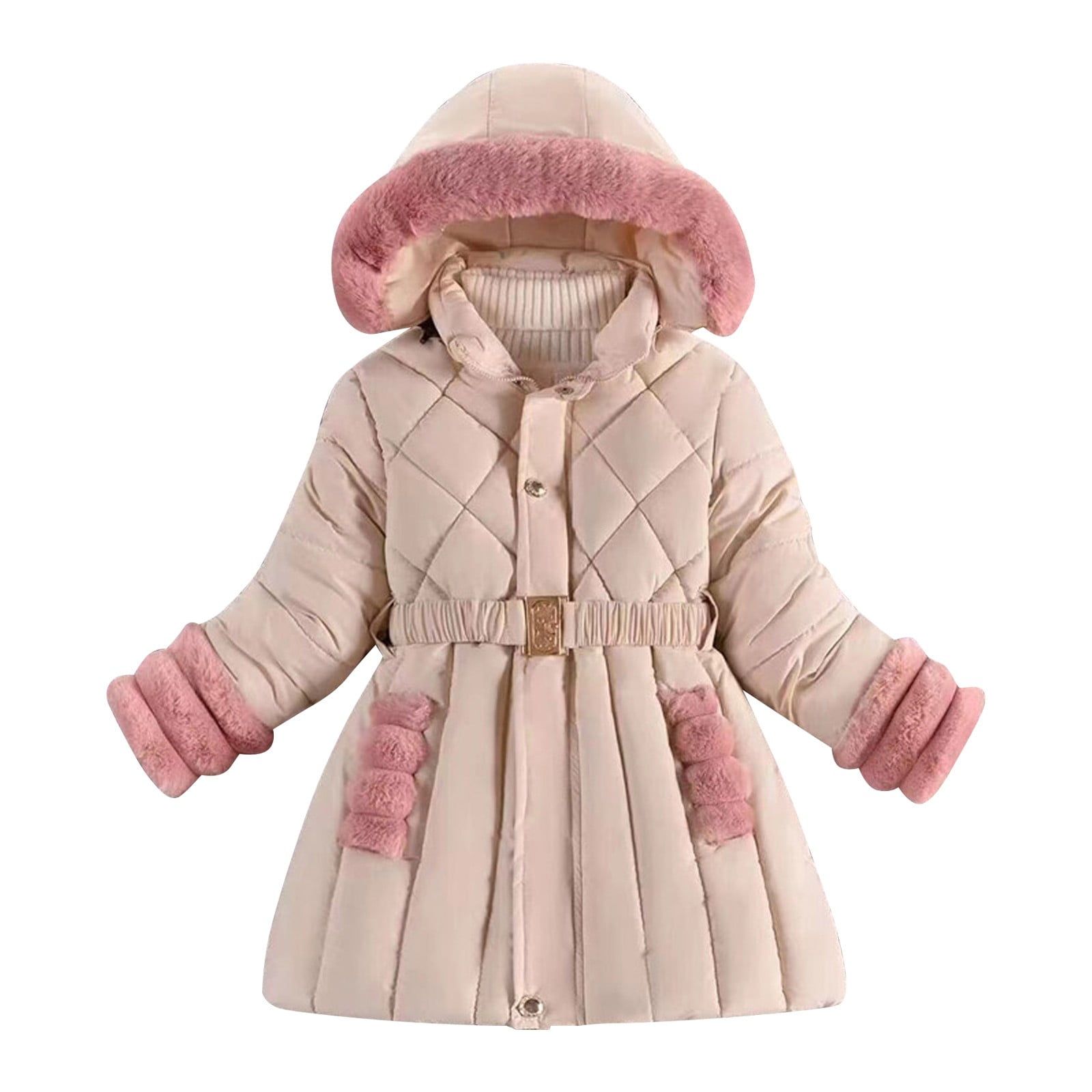 Kids Winter Coats Boys Girls Down Coats Jacket Hooded Thick Warm ...
