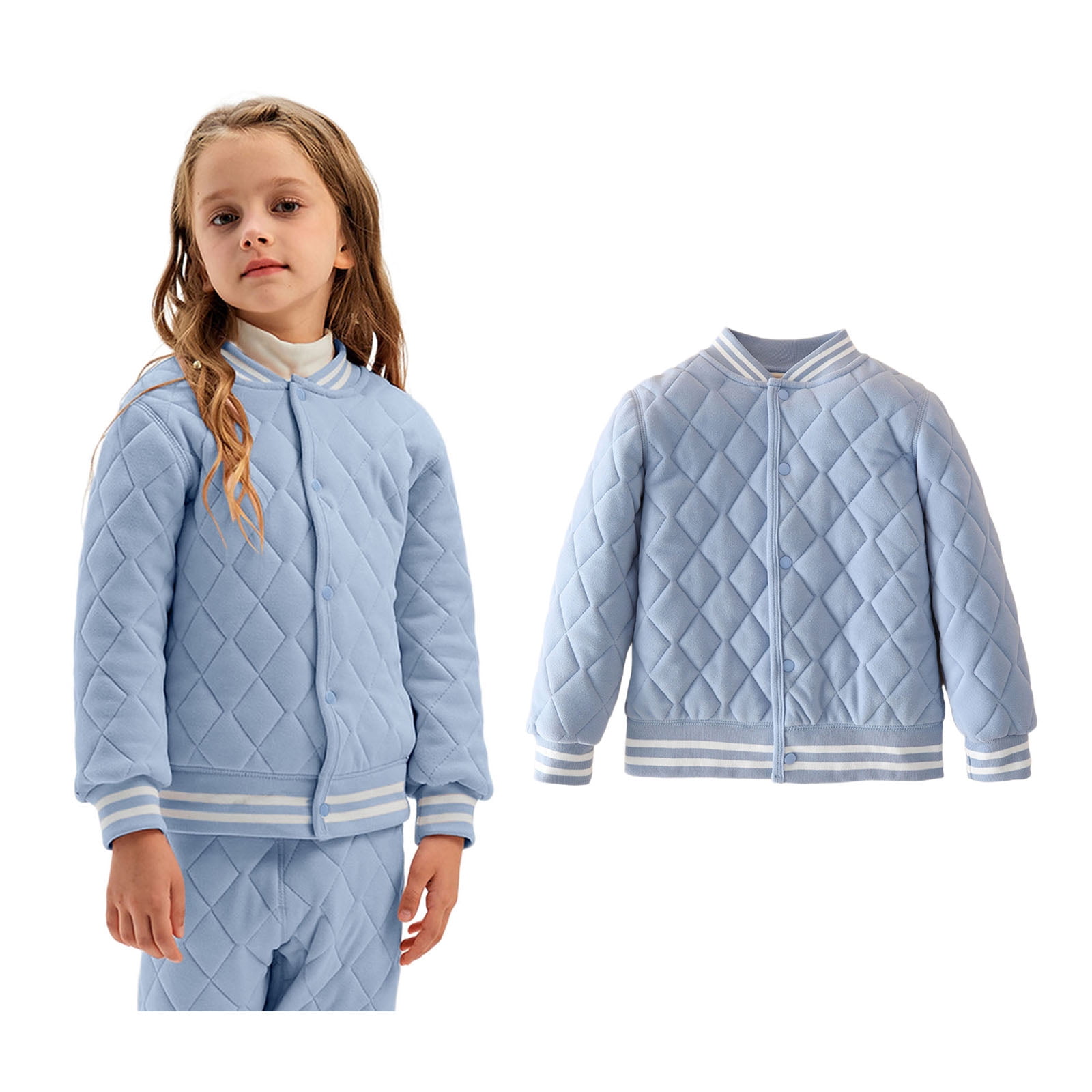 Kids Winter Coats for Girls,Girl Puffer Jacket Button Down Jacket Girls ...