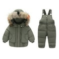 Kids Winter Pants And Jackets Toddler Boy Girl Snowsuit Winter Coat,Winter Windproof Ski Suit ...