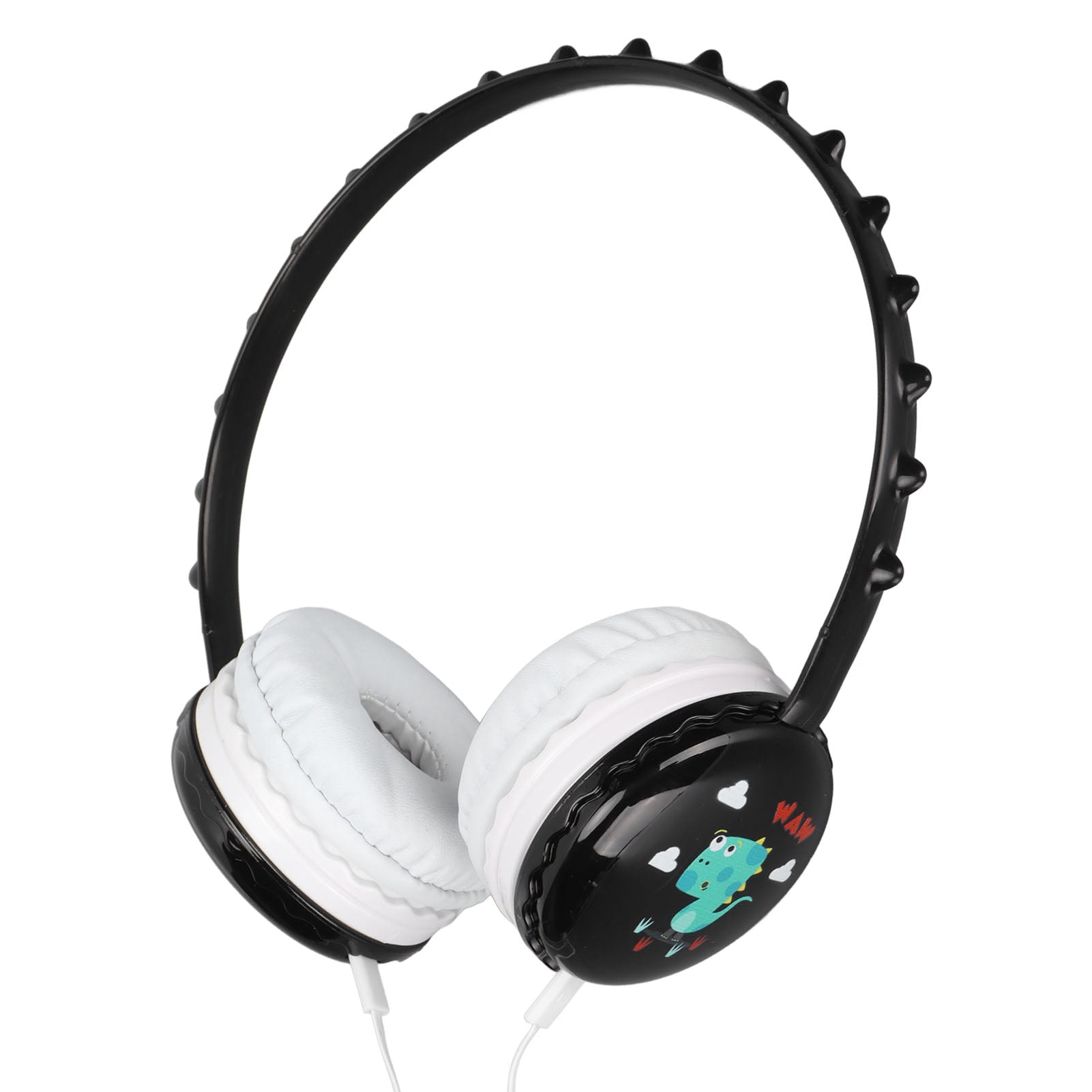 Kids Wired Headset, 3.5mm, Adjustable Volume, Lightweight Dinosaur ...