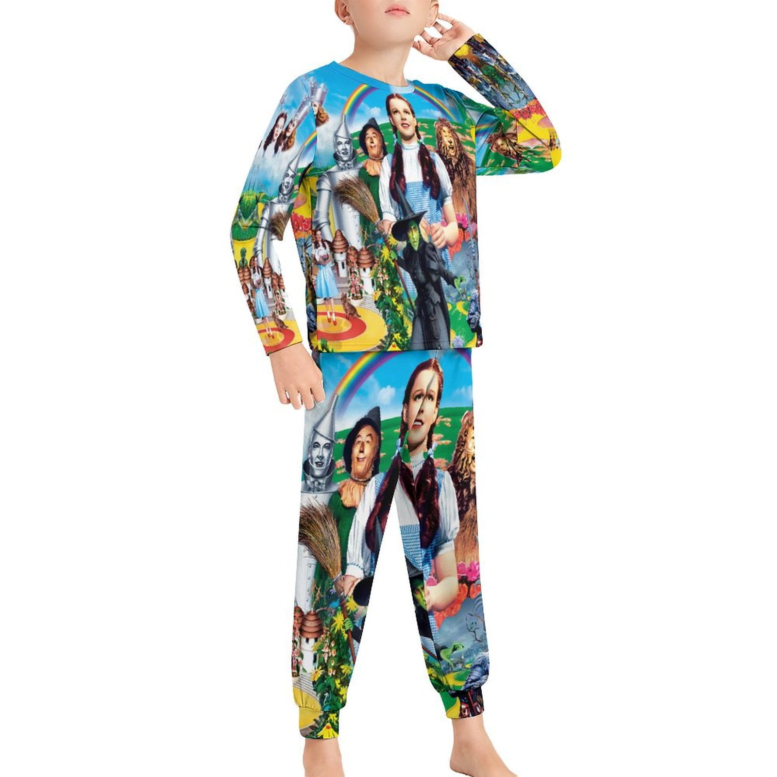 Kids Wizard of O Pajamas 2 Pieces Pjs Kids Sleepwear Clothes Long ...