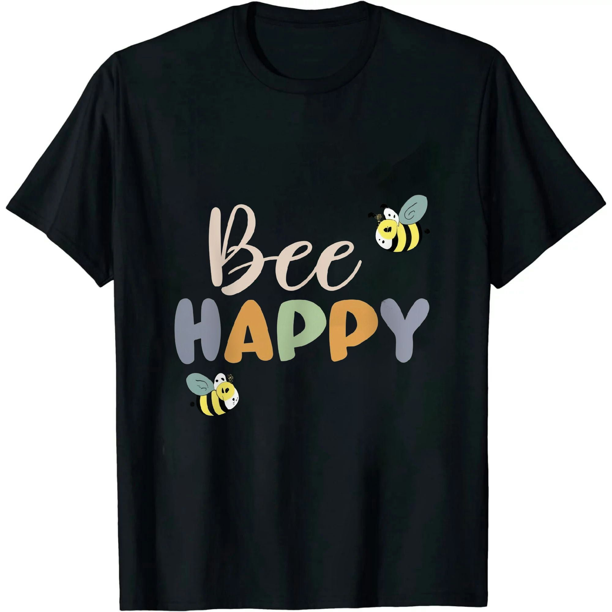Kids & Women Bumble Bee Cute Bee Happy T-Shirt - Walmart.com