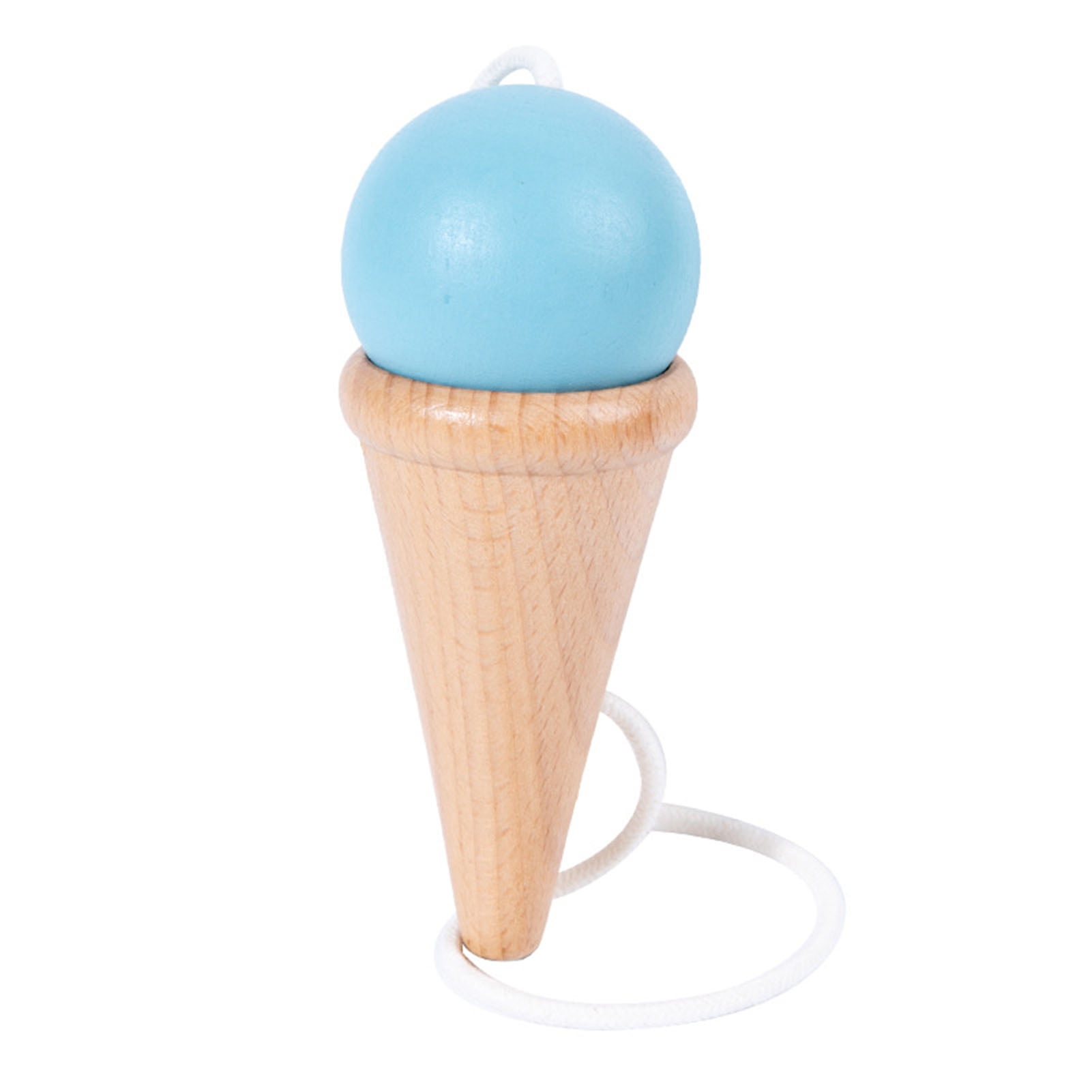 Kids Wooden Toys - Bright Colors - Smooth Burr-free - Throw Catch Ball ...